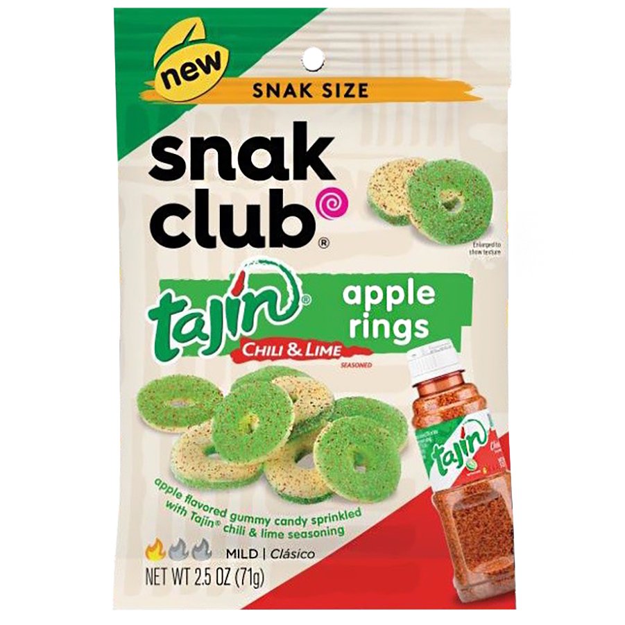 Snak Club Tajin Apple Rings Gummy Candy - Shop Candy at H-E-B