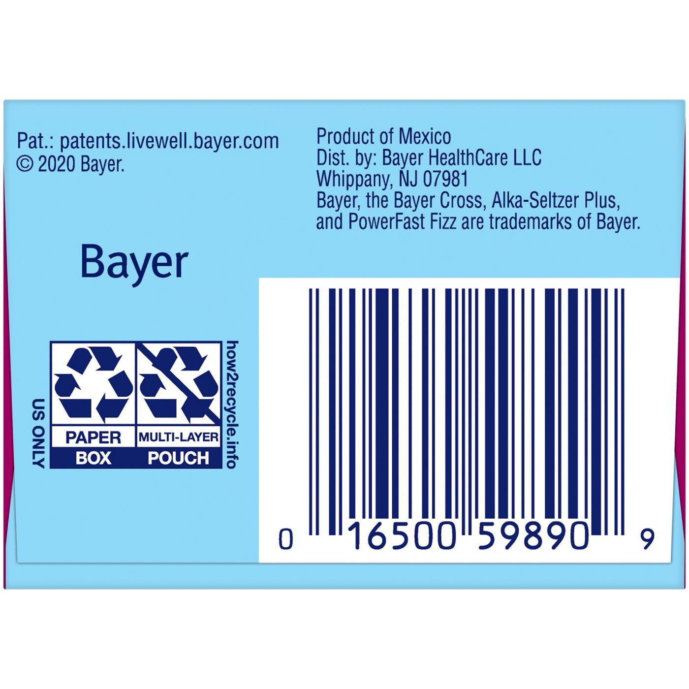 Alka-Seltzer Plus Severe Cold & Cough Powerfast Fizz Tablets - Citrus ...