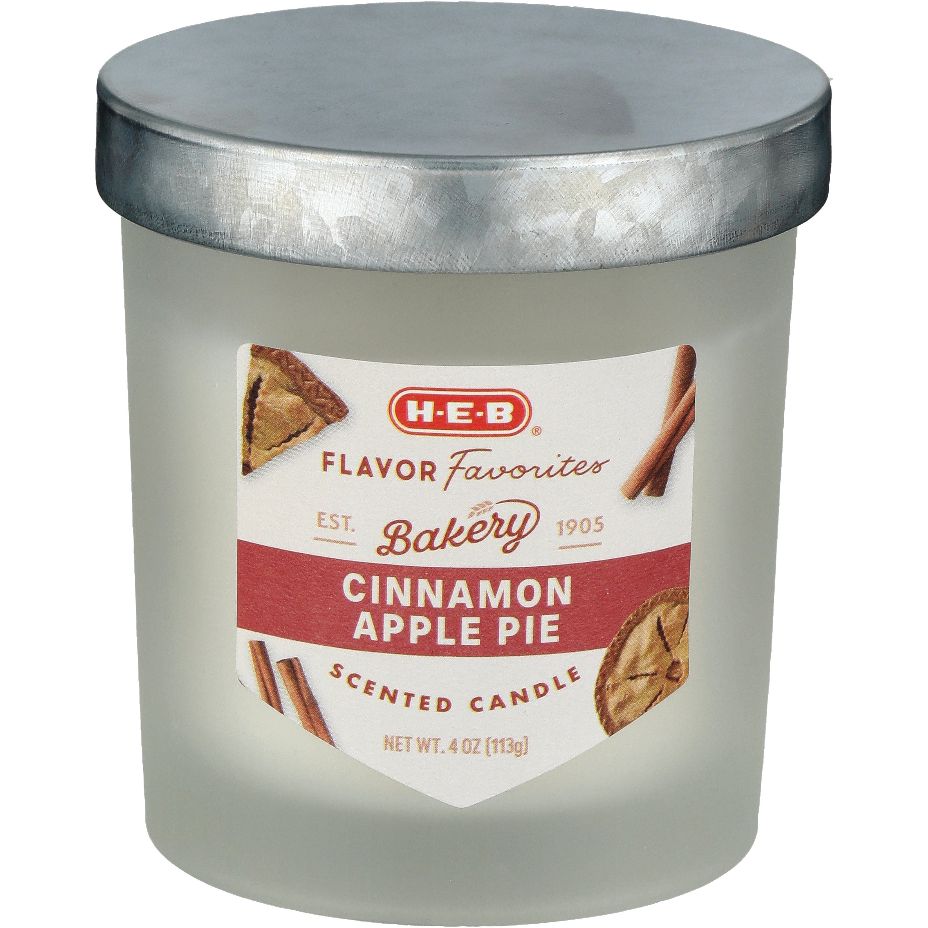 H-E-B Flavor Favorites Bakery Cinnamon Apple Pie Scented Candle - Shop ...