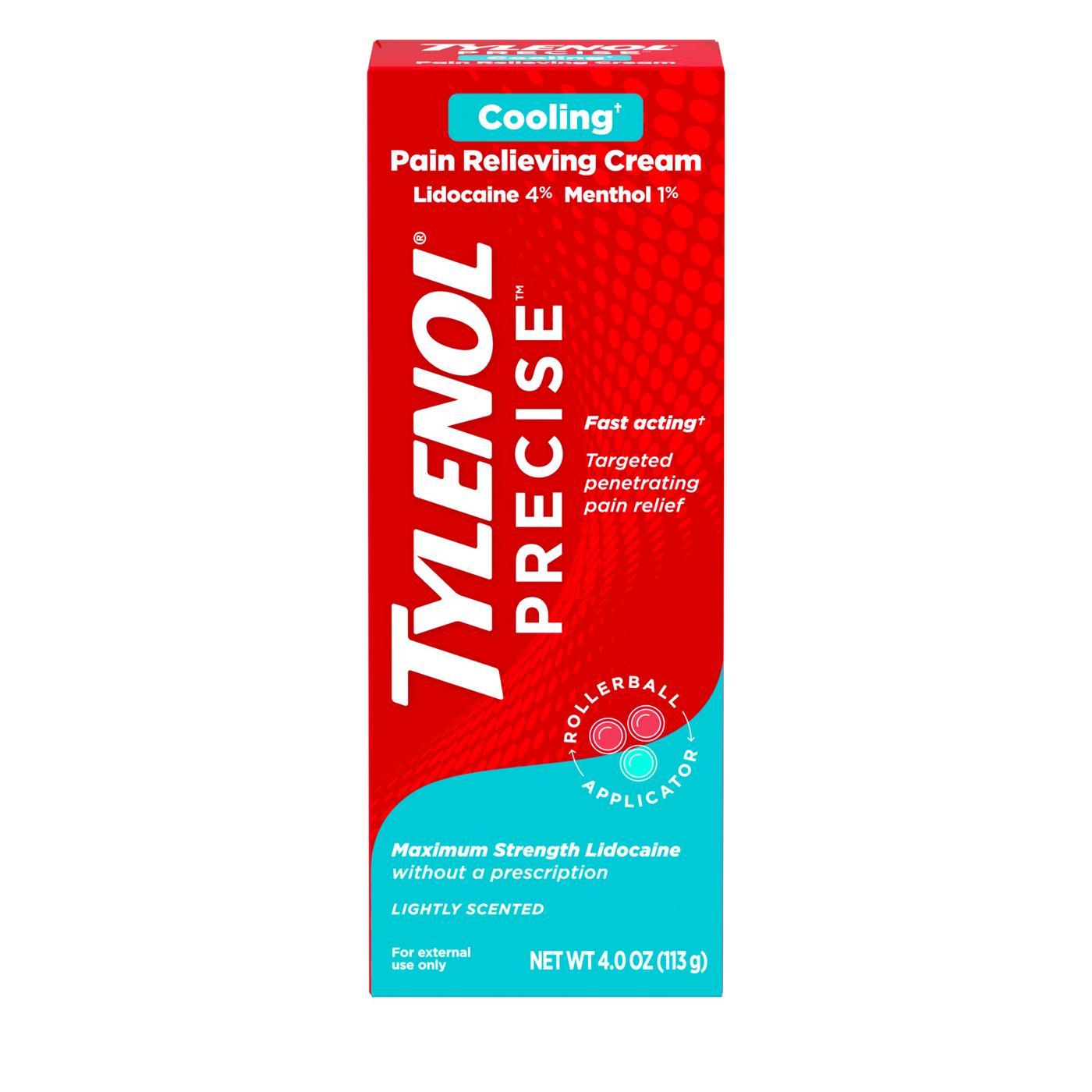 Tylenol Precise Cooling Lidocaine Muscle & Joint Pain Relief Roll-On ...