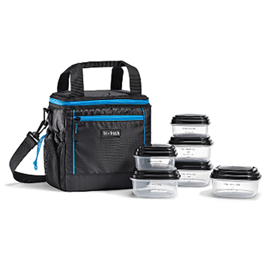 Fit + Fresh Sport Cooler Meal Management Lunch Kit - Black - Shop Lunch ...