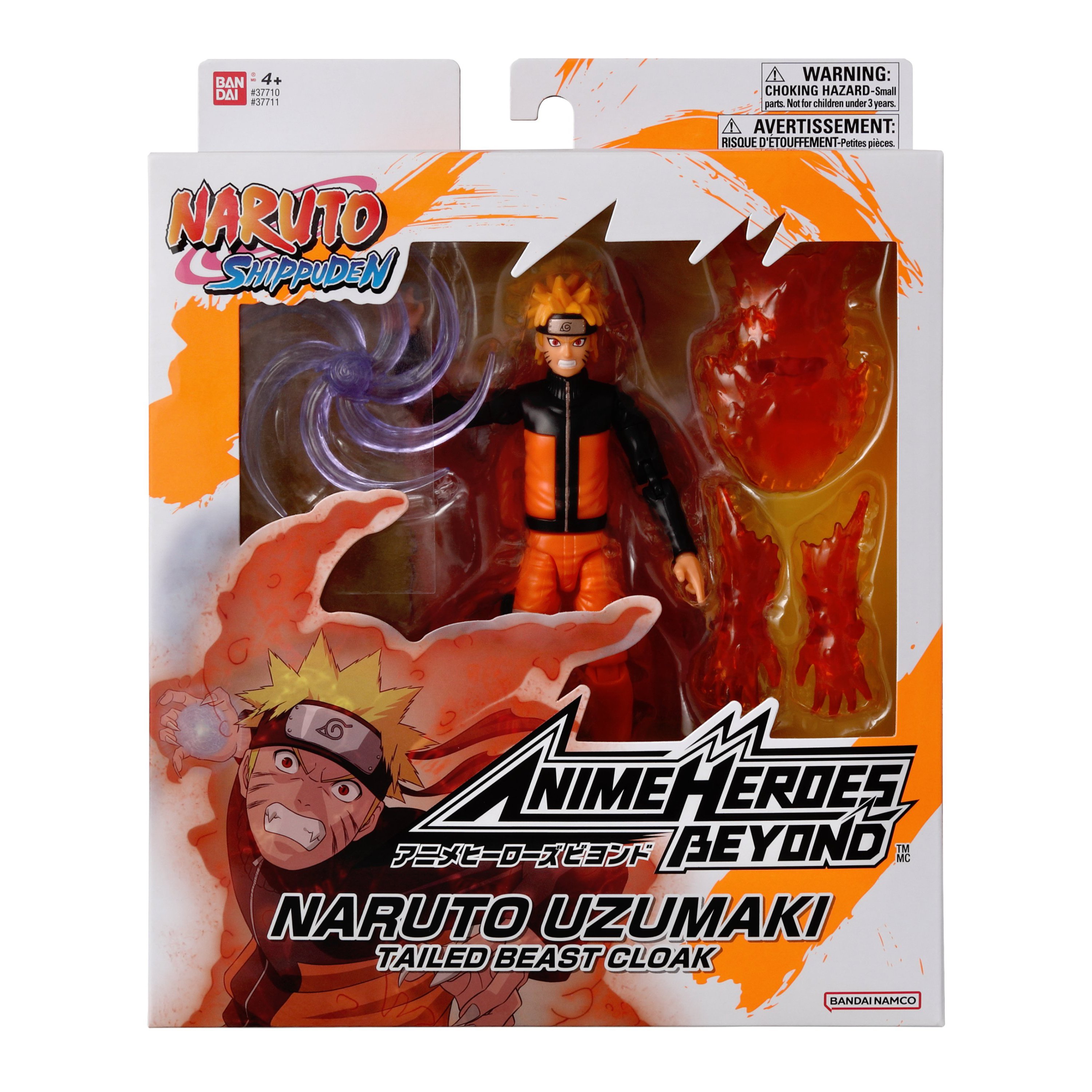 Bandai Anime Heroes Beyond Naruto Uzumaki Tailed Beast Cloak Figure ...