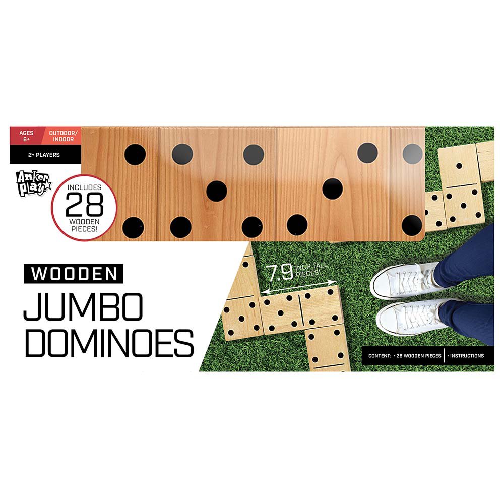 Anker Play Wooden Jumbo Dominoes - Shop Yard & sandbox toys at H-E-B