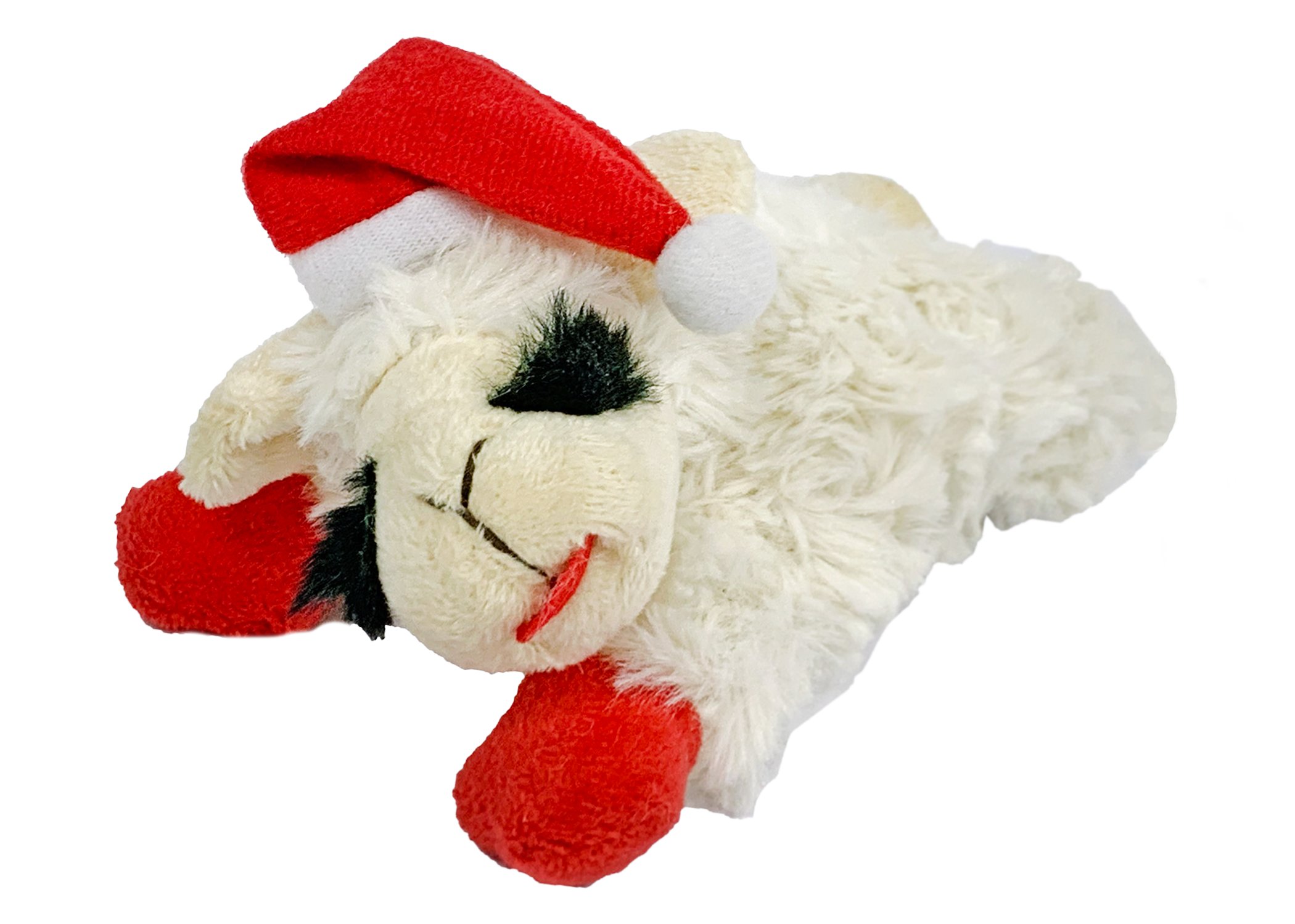 Multipet Lamb Chop Santa Hat Toy 6 Inch - Shop Plush toys at H-E-B