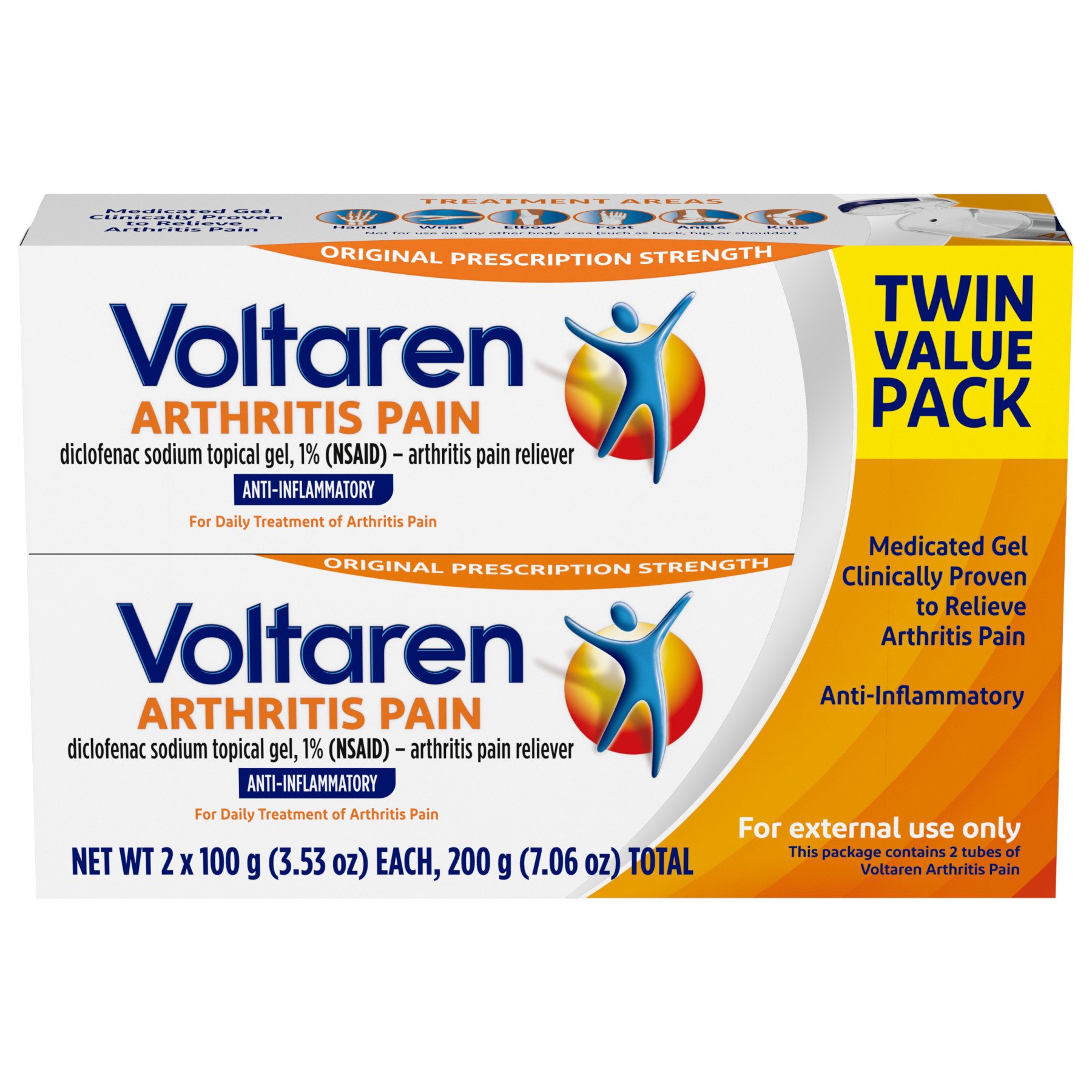 Voltaren NEW Easy Open Cap - Arthritis Pain Gel for Powerful Topical ...