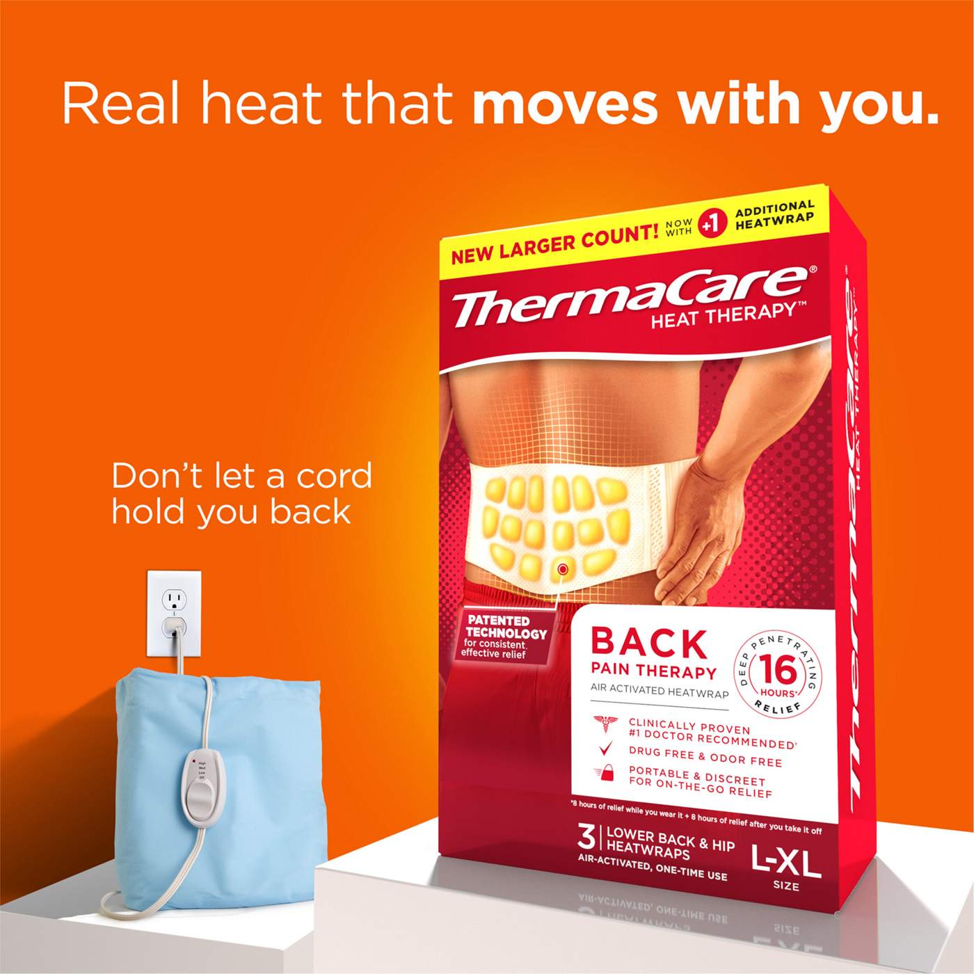 ThermaCare Back Pain Therapy Heatwraps - Shop Muscle & joint pain at H-E-B