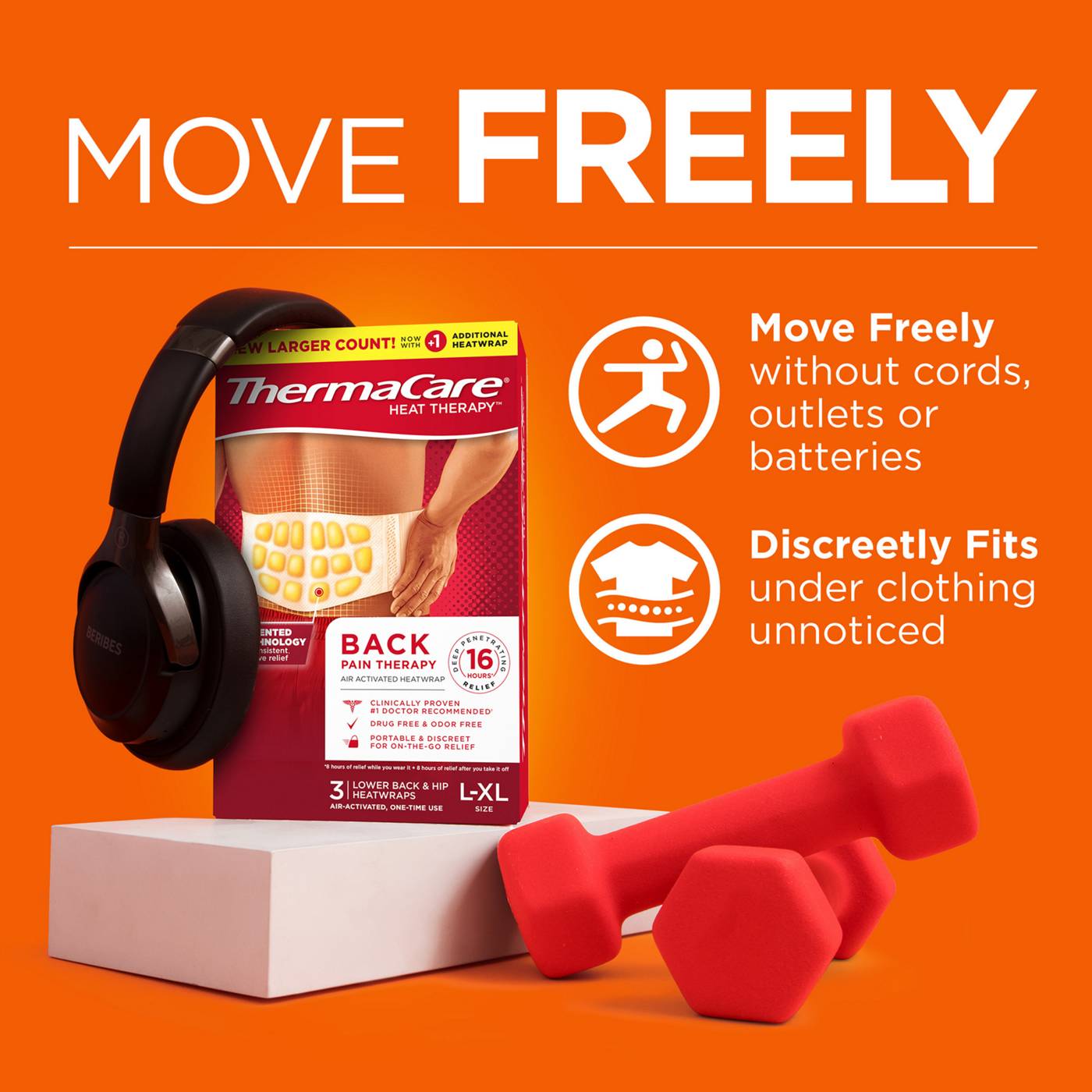 ThermaCare Back Pain Therapy Heatwraps - Shop Muscle & joint pain at H-E-B