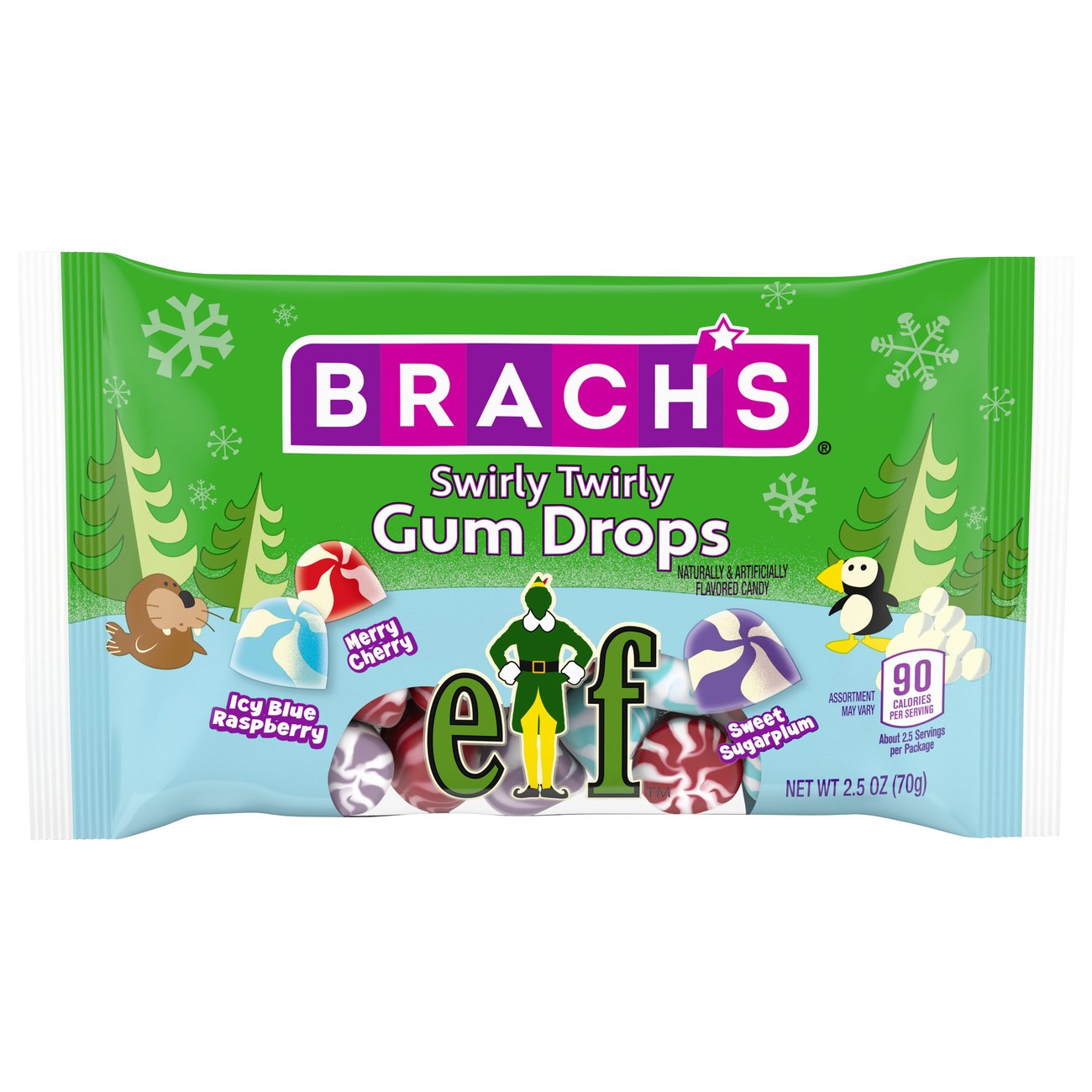 Brach's Swirly Twirly Gum Drops Holiday Candy - Shop Candy at H-E-B