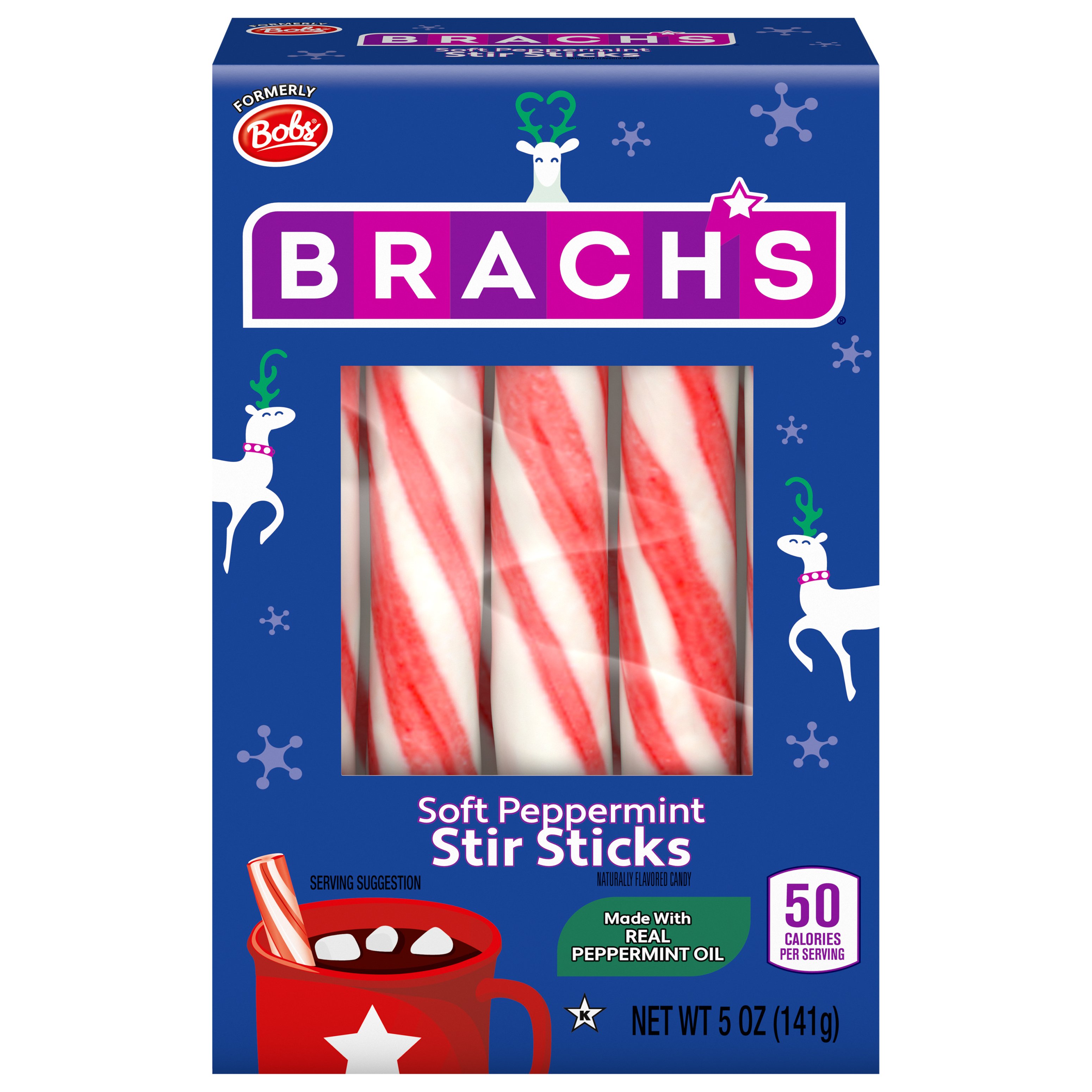 Brach's Soft Peppermint Stir Sticks Holiday Candy - Shop Candy at H-E-B