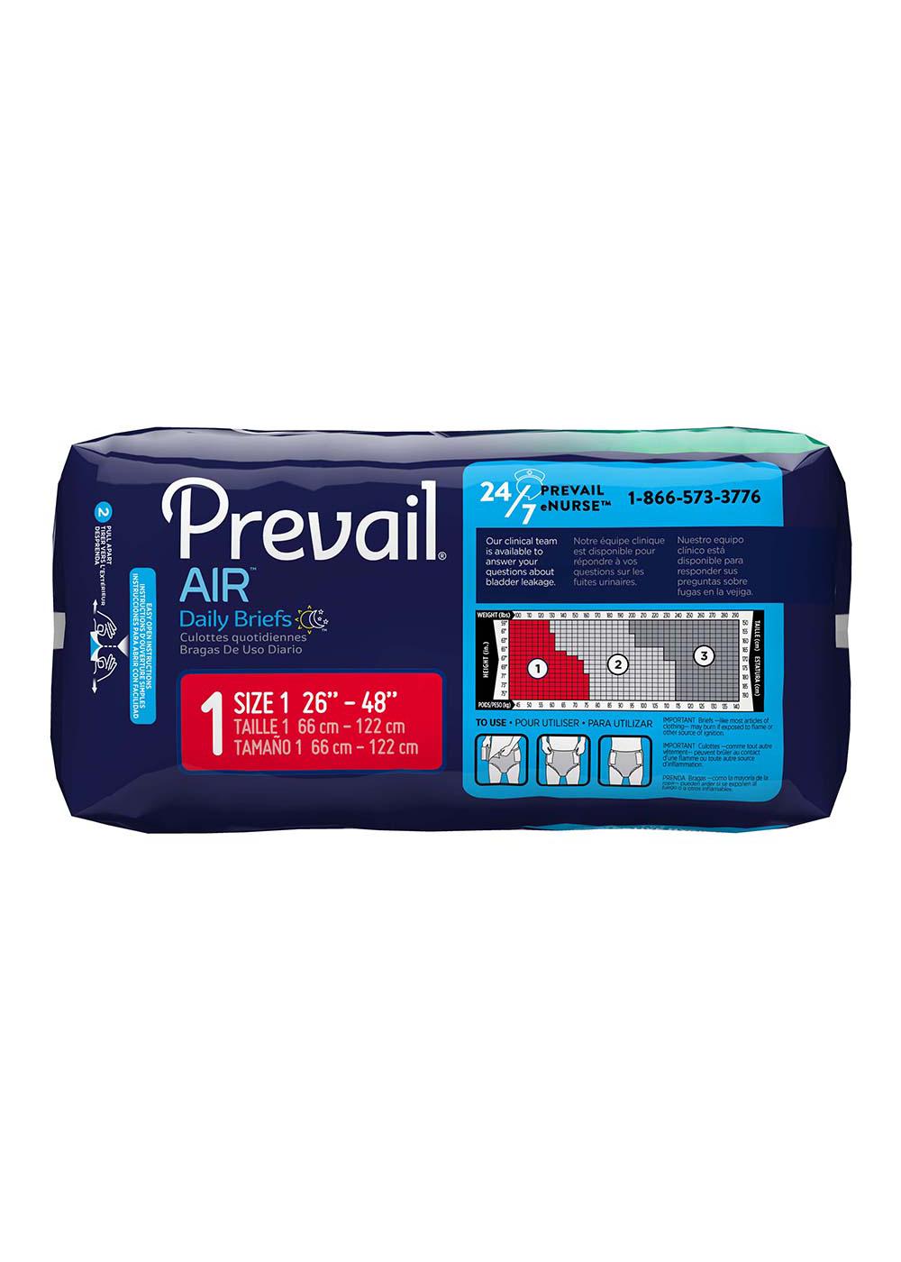 Prevail Air Daily Briefs - Size 1 - Shop Incontinence at H-E-B