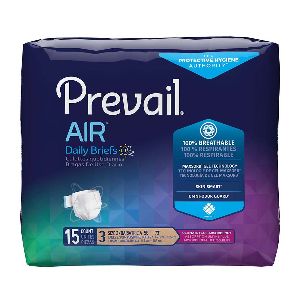 Prevail Air Daily Briefs - Size 3 - Shop Incontinence at H-E-B