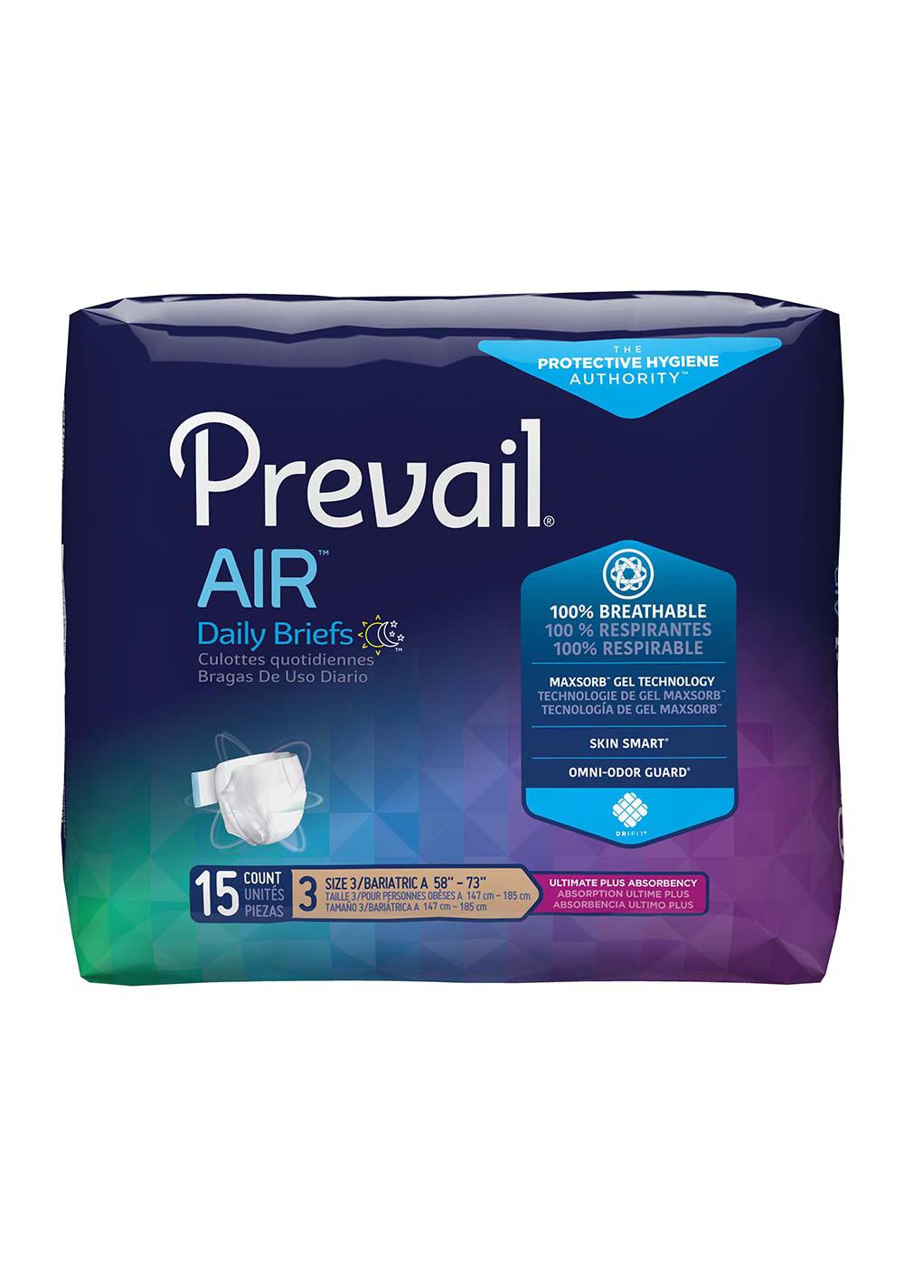 Prevail Air Daily Briefs - Size 3 - Shop Incontinence at H-E-B