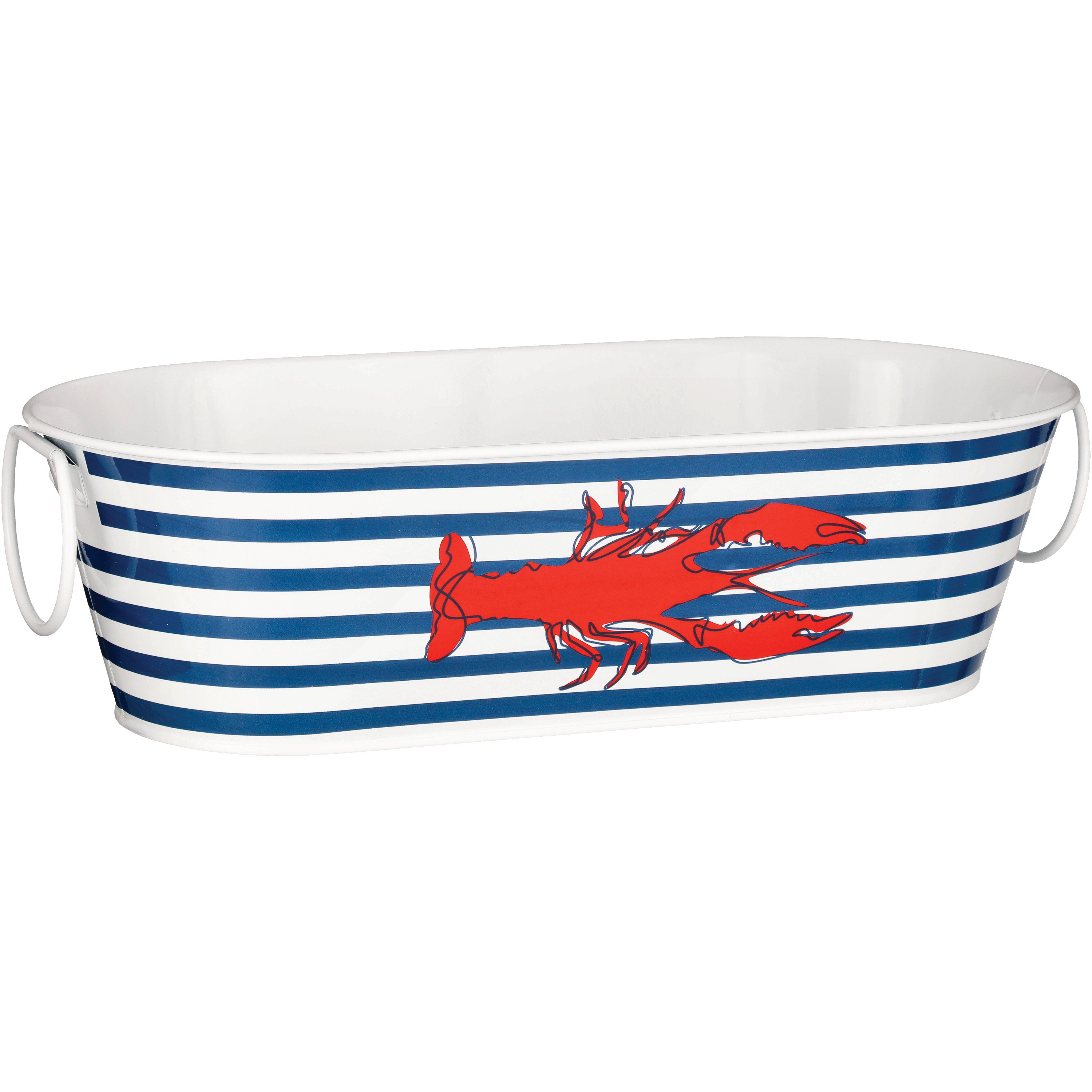 Destination Holiday Galvanized Steel Oval Party Tub - Shop Serving ...