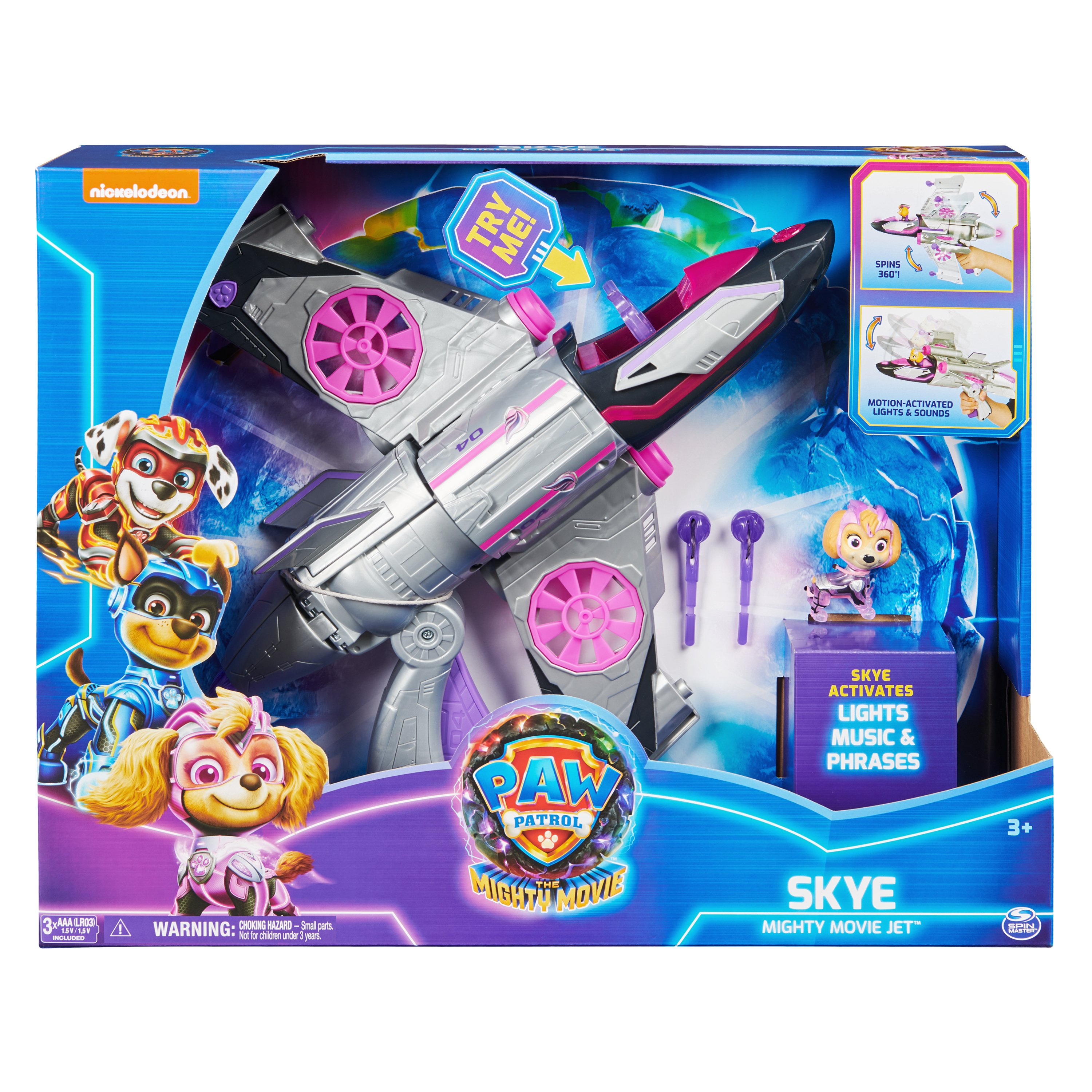 Spin Master Paw Patrol The Mighty Movie Skye's Jet - Shop Playsets at H-E-B