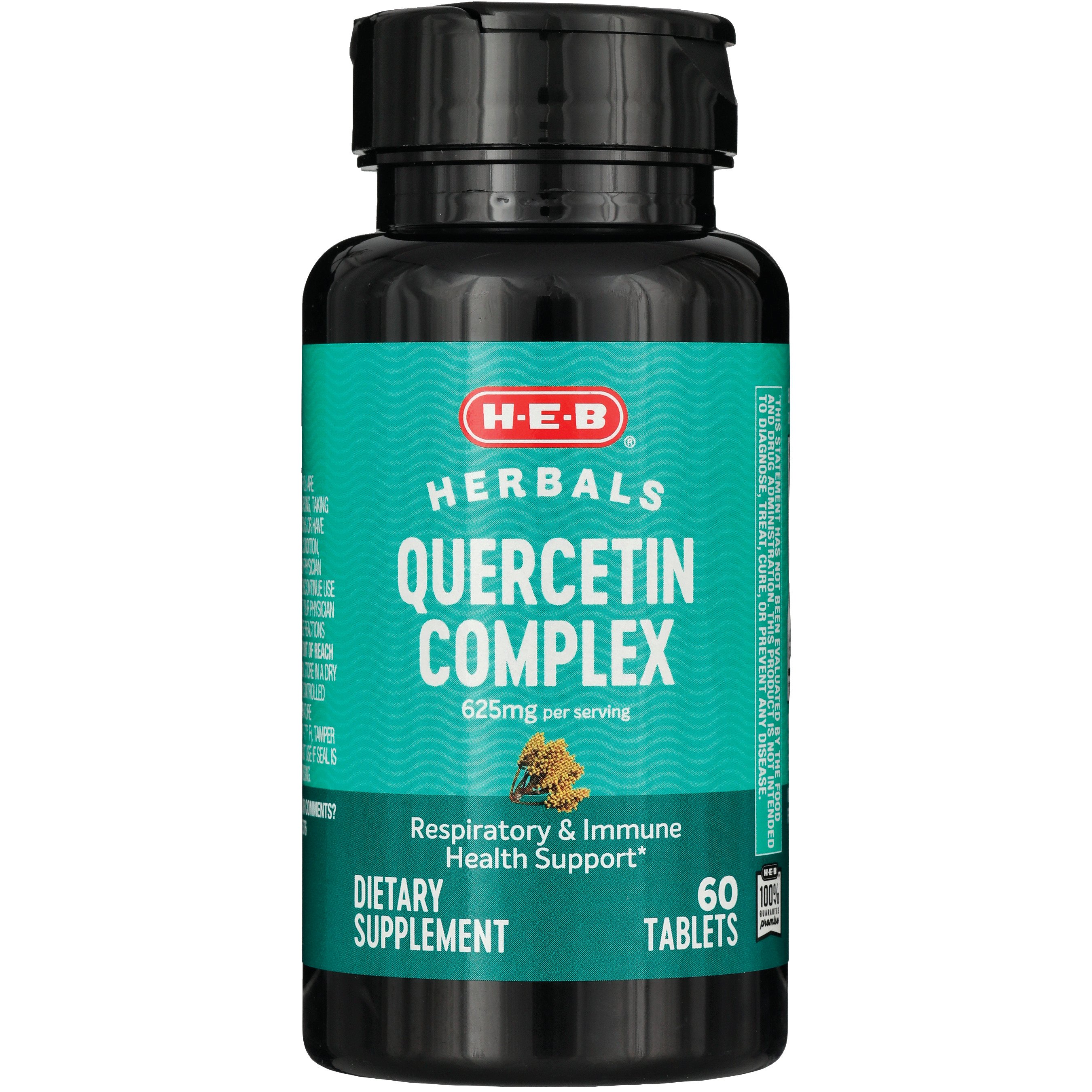H-E-B Quercetin Complex Tablets - 625 mg - Shop Herbs & homeopathy at H-E-B