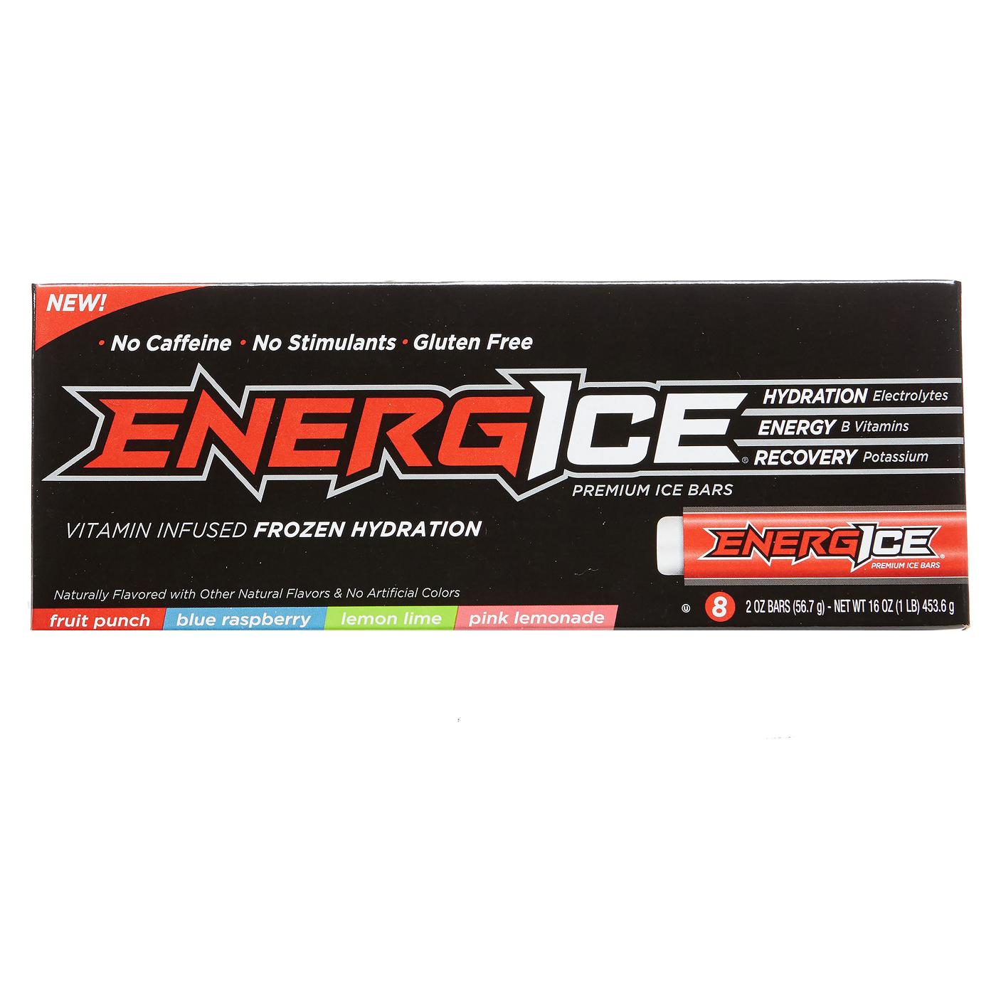 EnergIce Frozen Hydration Ice Bars Variety Pack - Shop Bars & pops at H-E-B