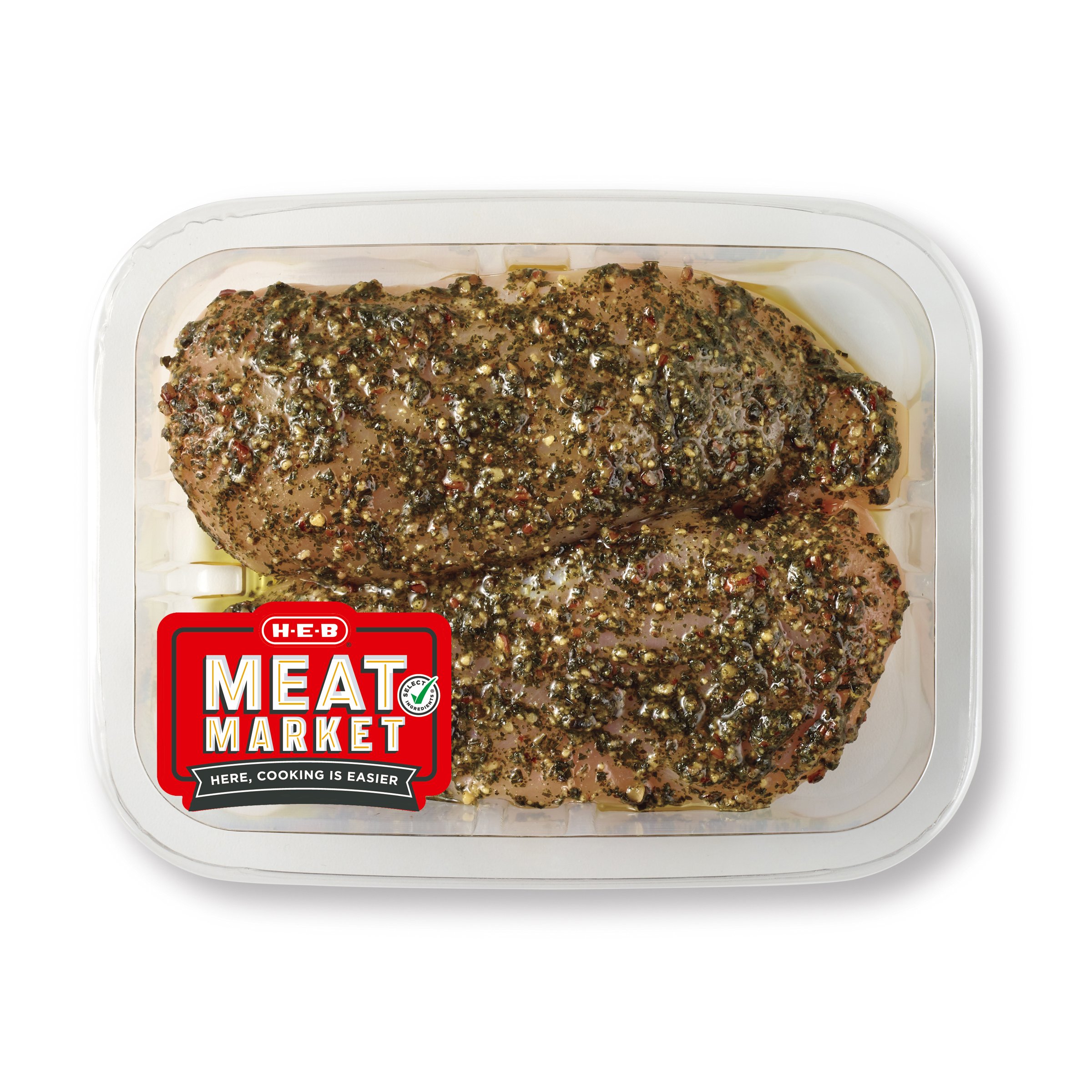 H-E-B Meat Market Marinated Chicken Breasts – Basil Pesto - Shop ...
