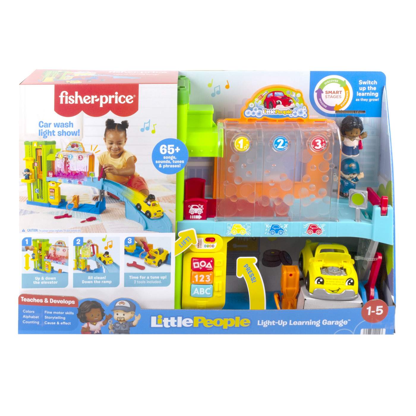 Fisher-Price Little People Light-Up Learning Garage - Shop Baby toys at ...