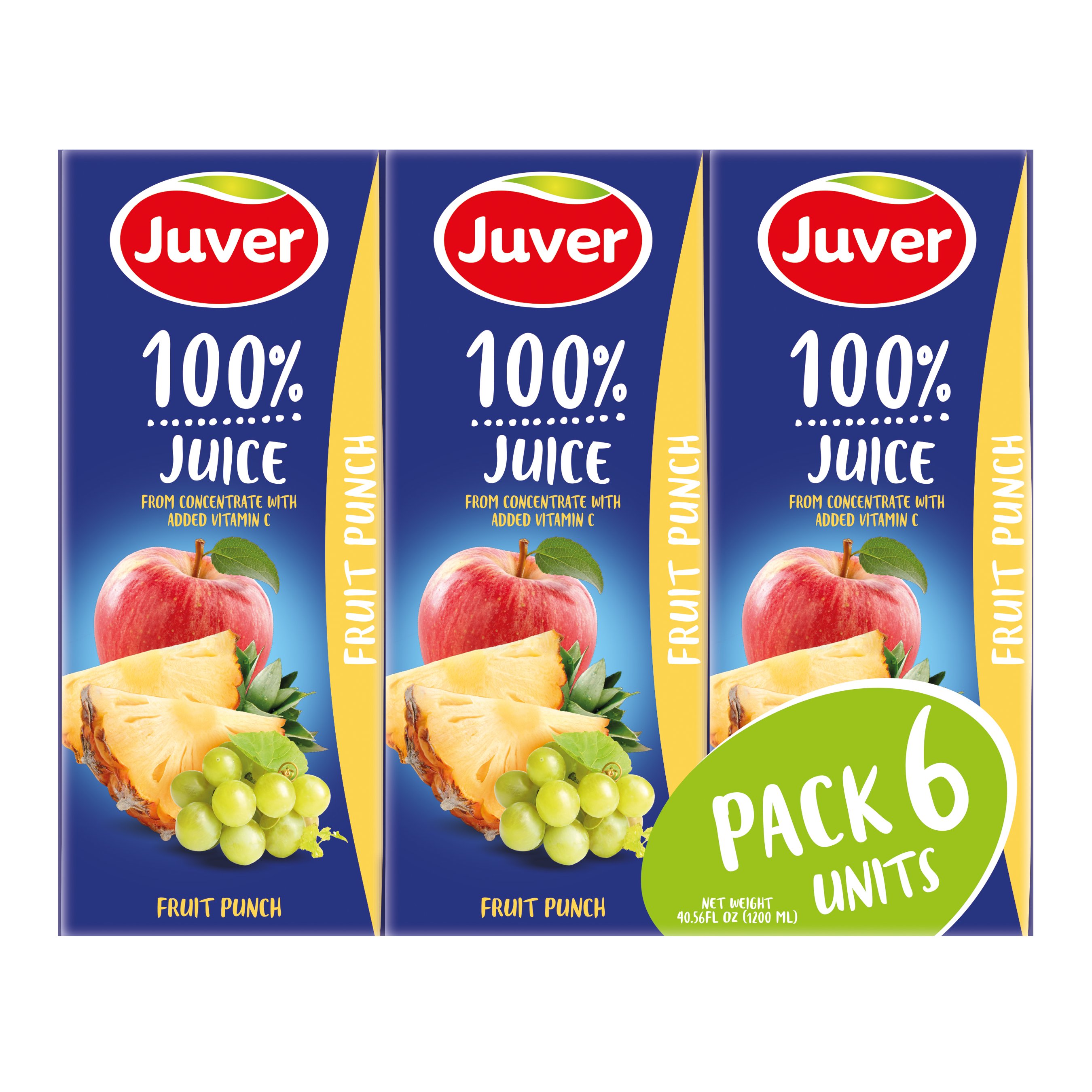 Juver 100% Fruit Punch Juice 6.76 oz Boxes - Shop Juice at H-E-B