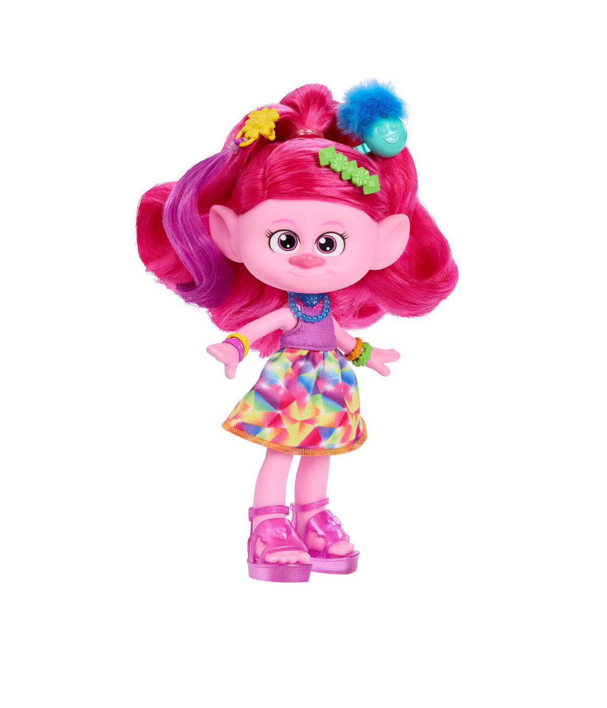 Trolls Hair-Tastic Queen Poppy Doll Set - Shop Action figures & dolls ...