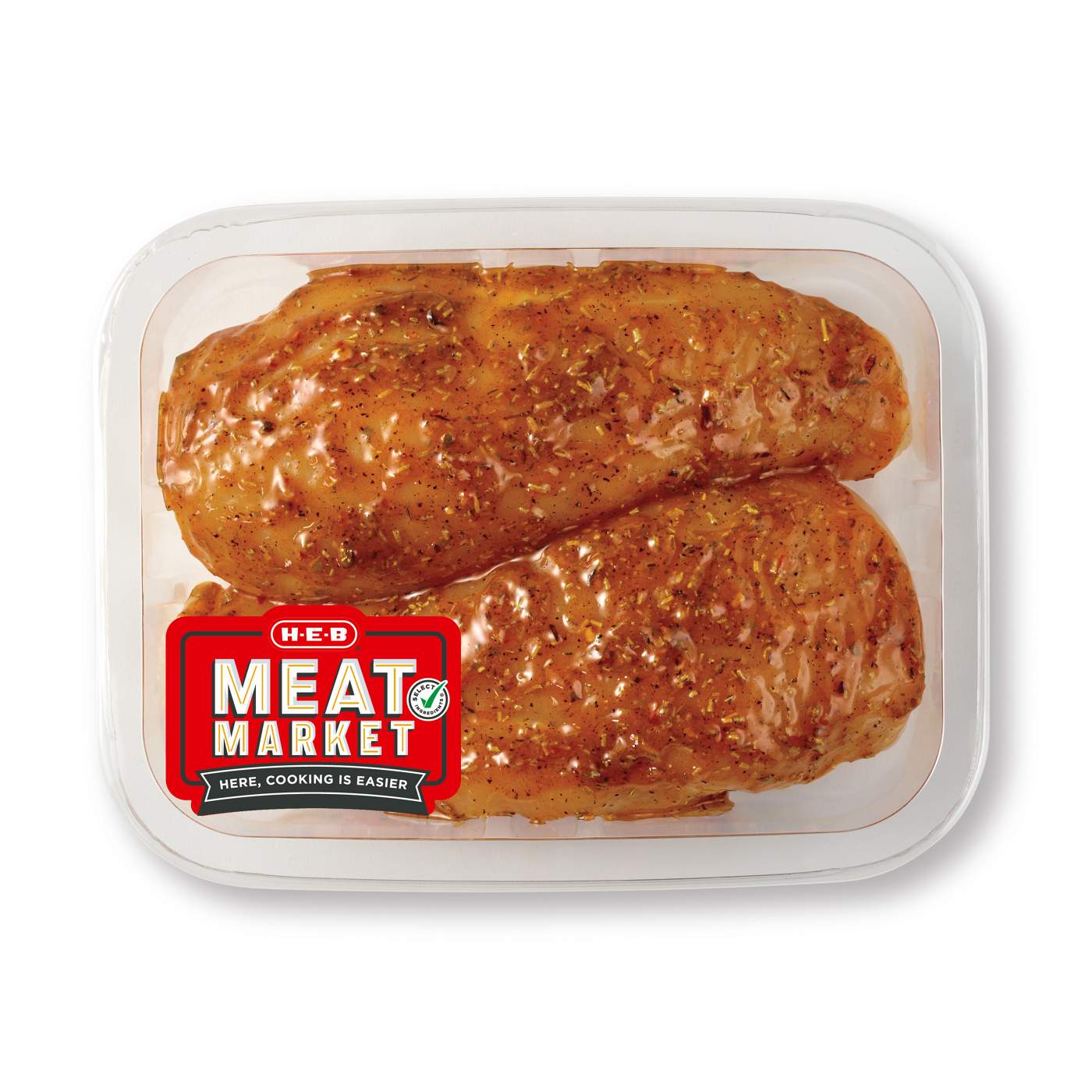 H-E-B Meat Market Marinated Chicken Breasts – Rosemary - Shop Chicken ...