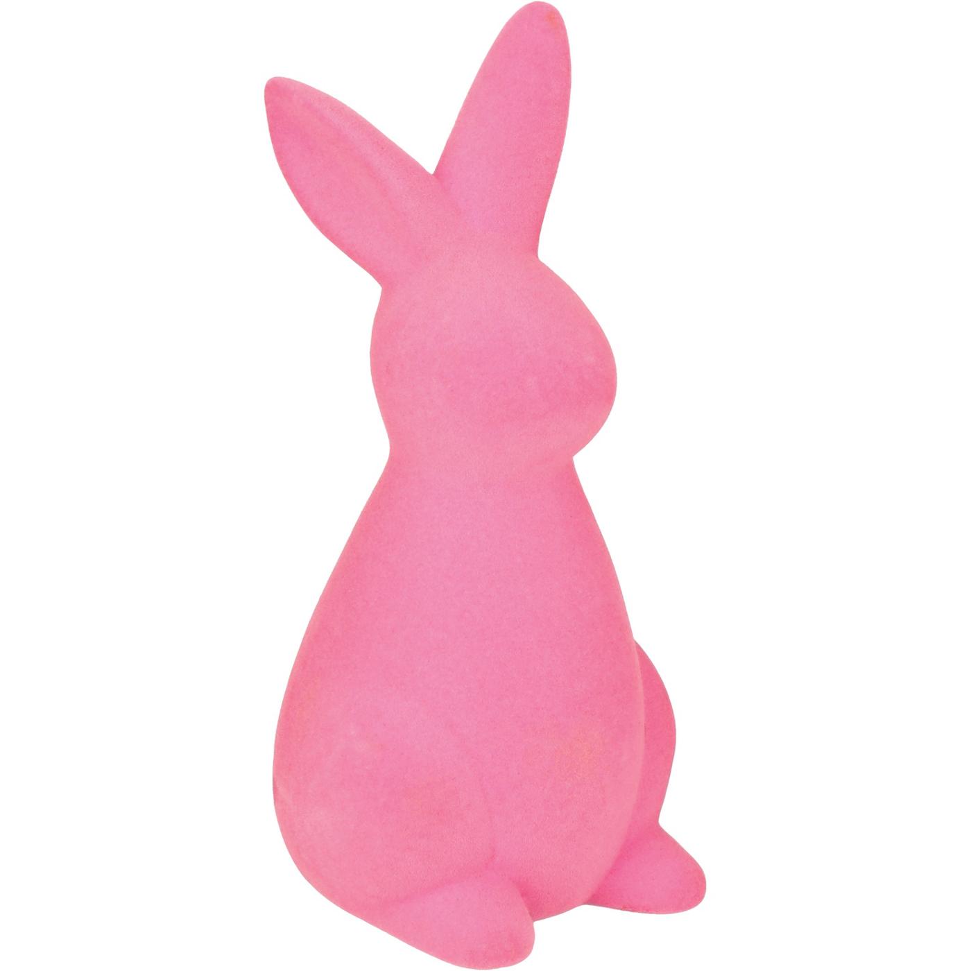 Destination Holiday Flocked Easter Bunny Pink Shop Seasonal Decor At H E B