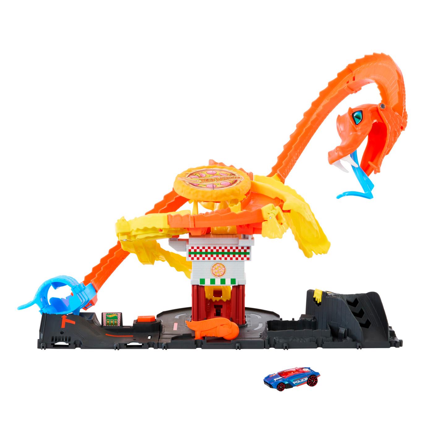 Hot Wheels City Pizza Slam Cobra Attack Playset - Shop Toy vehicles at ...