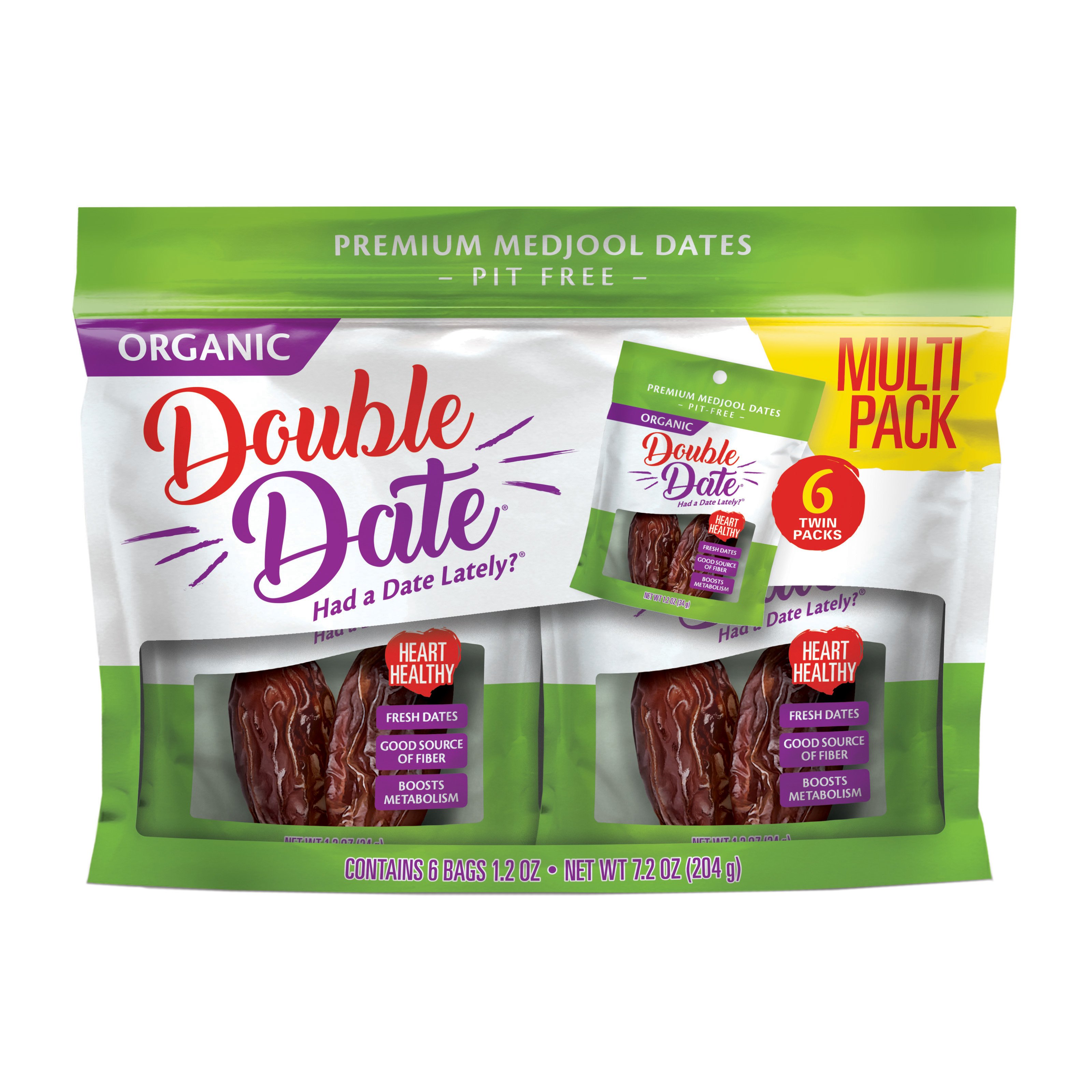 Double Date Organic Medjool Dates Multipack - Shop Tropical & specialty ...