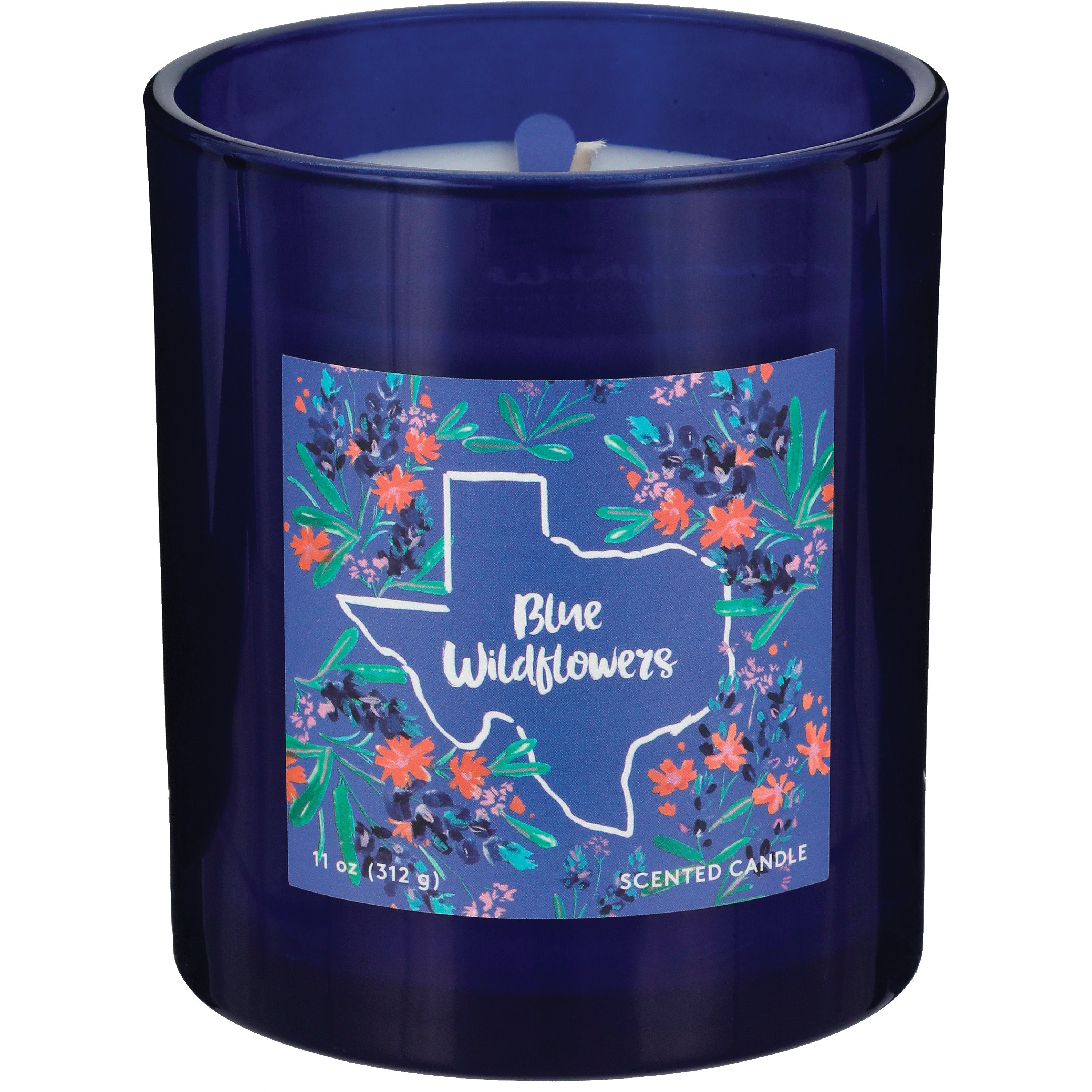Destination Holiday Blue Wildflowers Scented Candle - Shop Seasonal ...