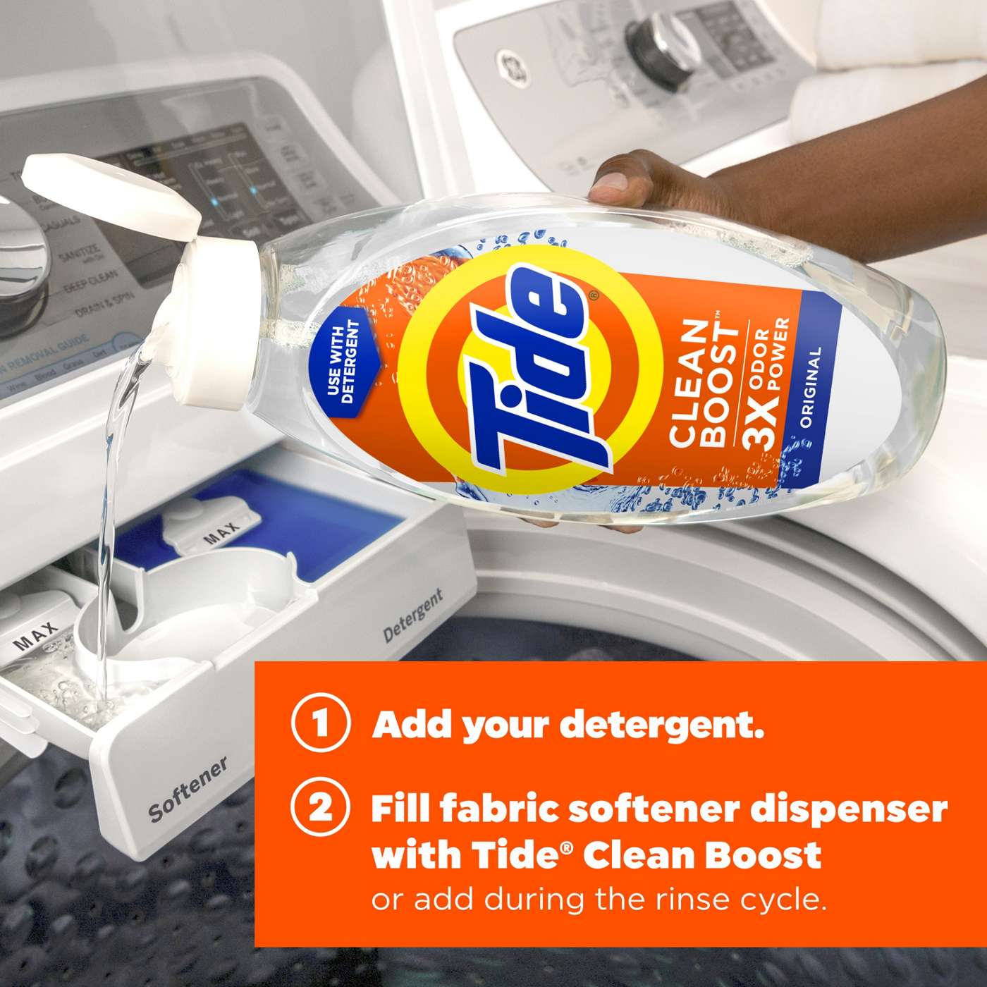 Tide Deep Cleansing Fabric Rinse, 37 Loads - Original - Shop Fresheners ...