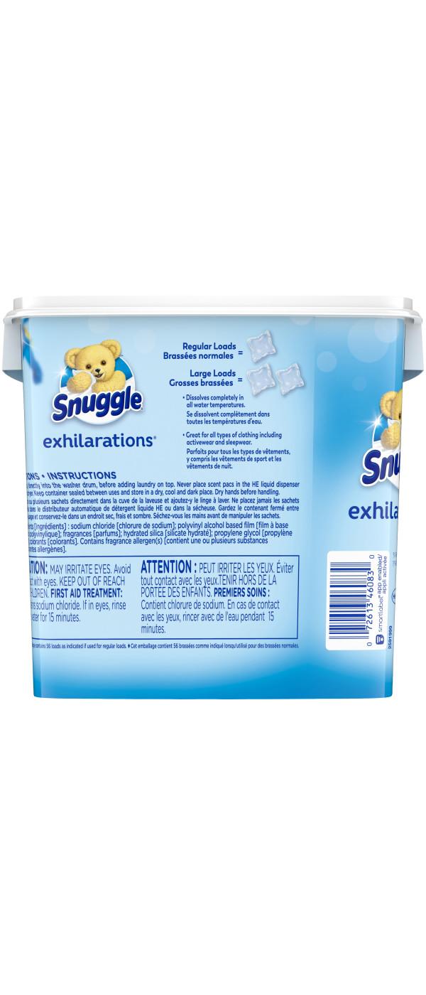 Snuggle Exhilarations HE Scent Booster Pacs - Blue Iris & Ocean Breeze ...