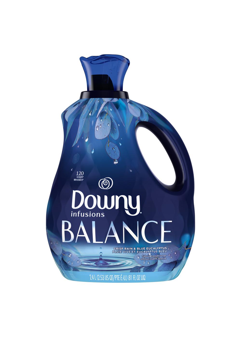 Downy Infusions Balance Liquid Fabric Conditioner, 120 Loads - Crisp ...