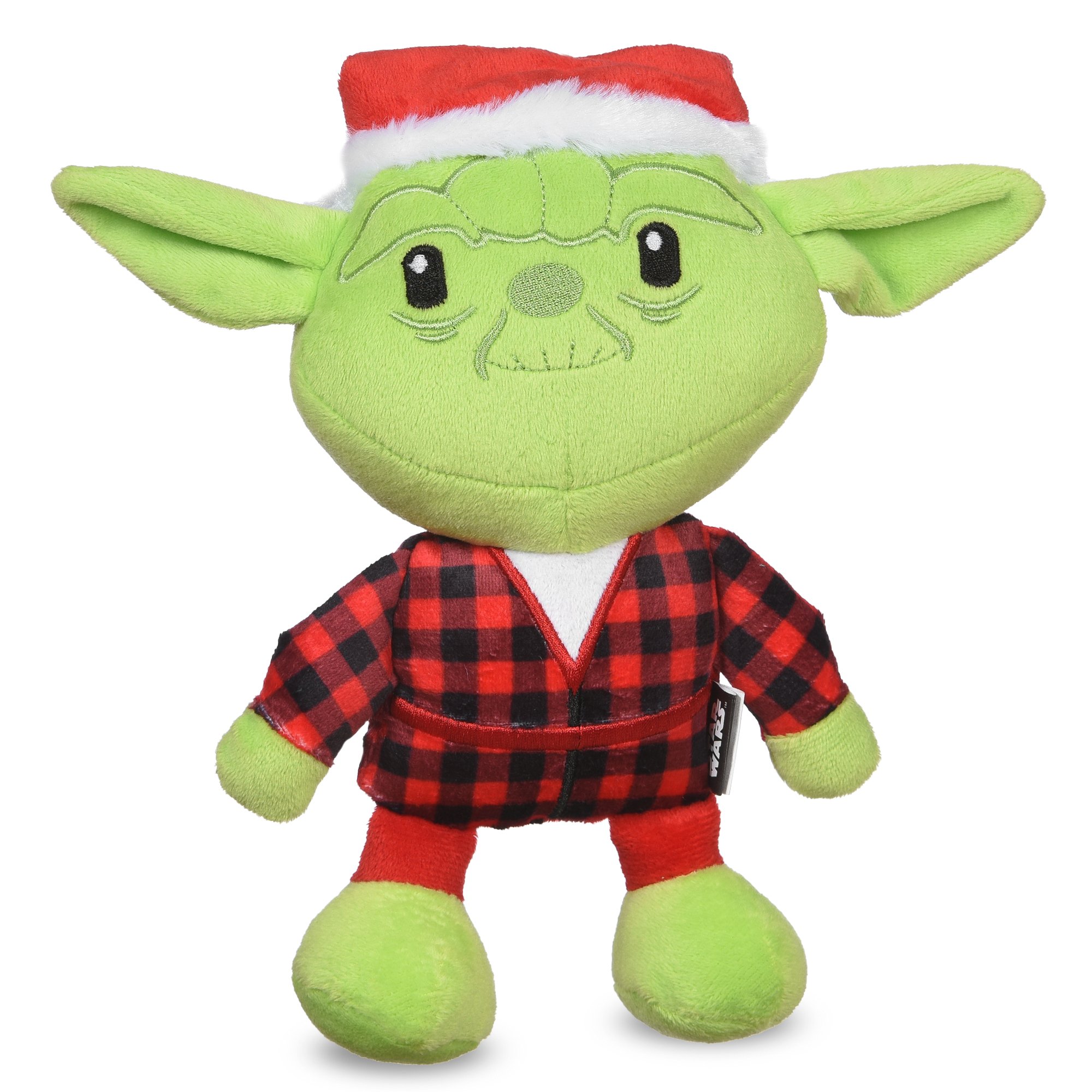 Star Wars Yoda Santa Plaid Plush Dog Toy - Shop Plush toys at H-E-B