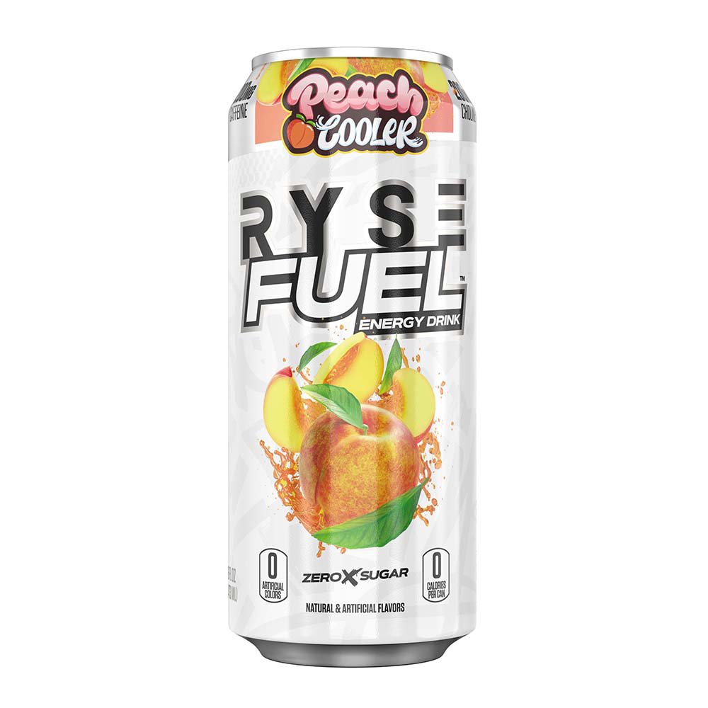 Ryse Fuel Zero Sugar Energy Drink - Peach Cooler - Shop Sports & energy ...
