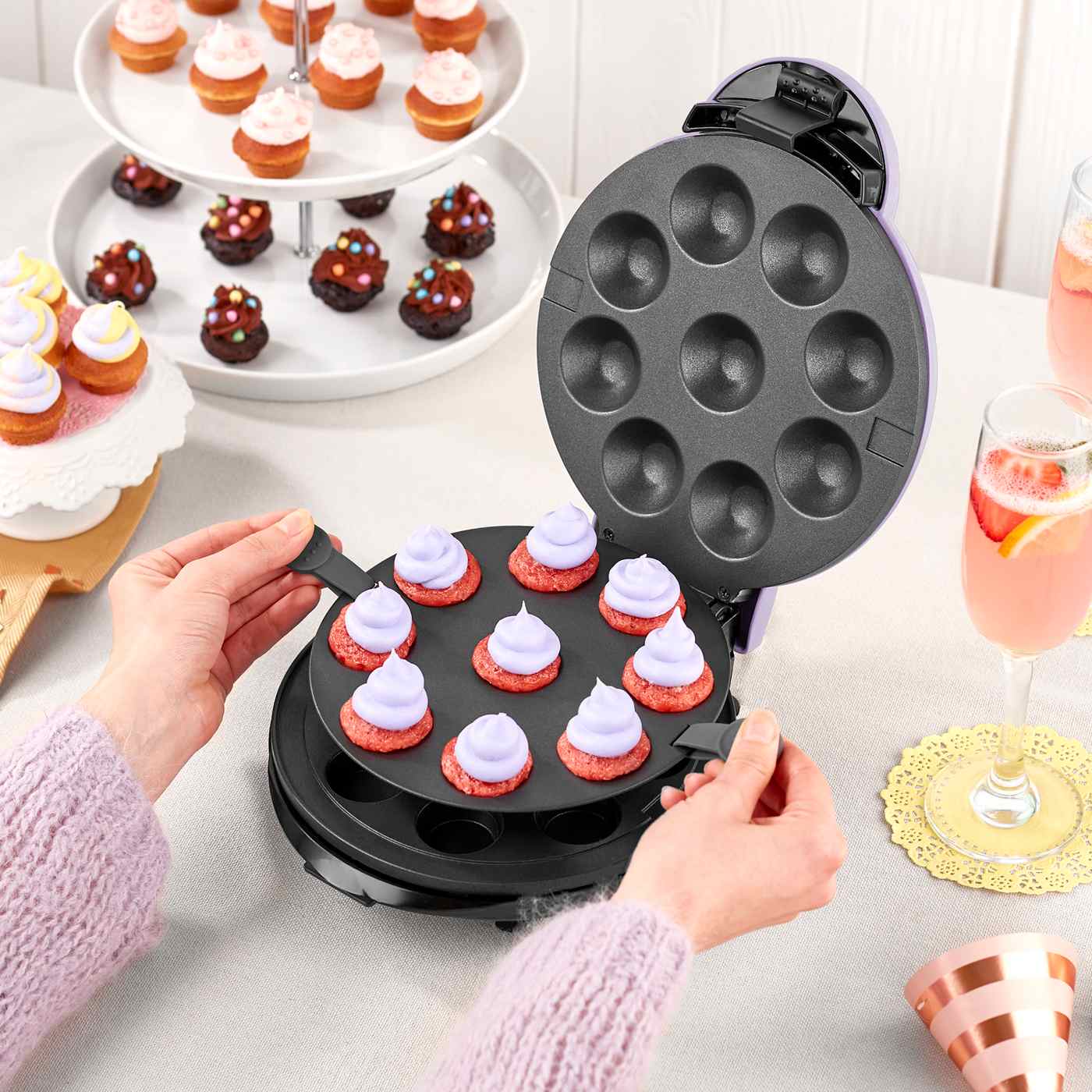 Dash Mini Cupcake Maker - Lilac - Shop Griddles & presses at H-E-B