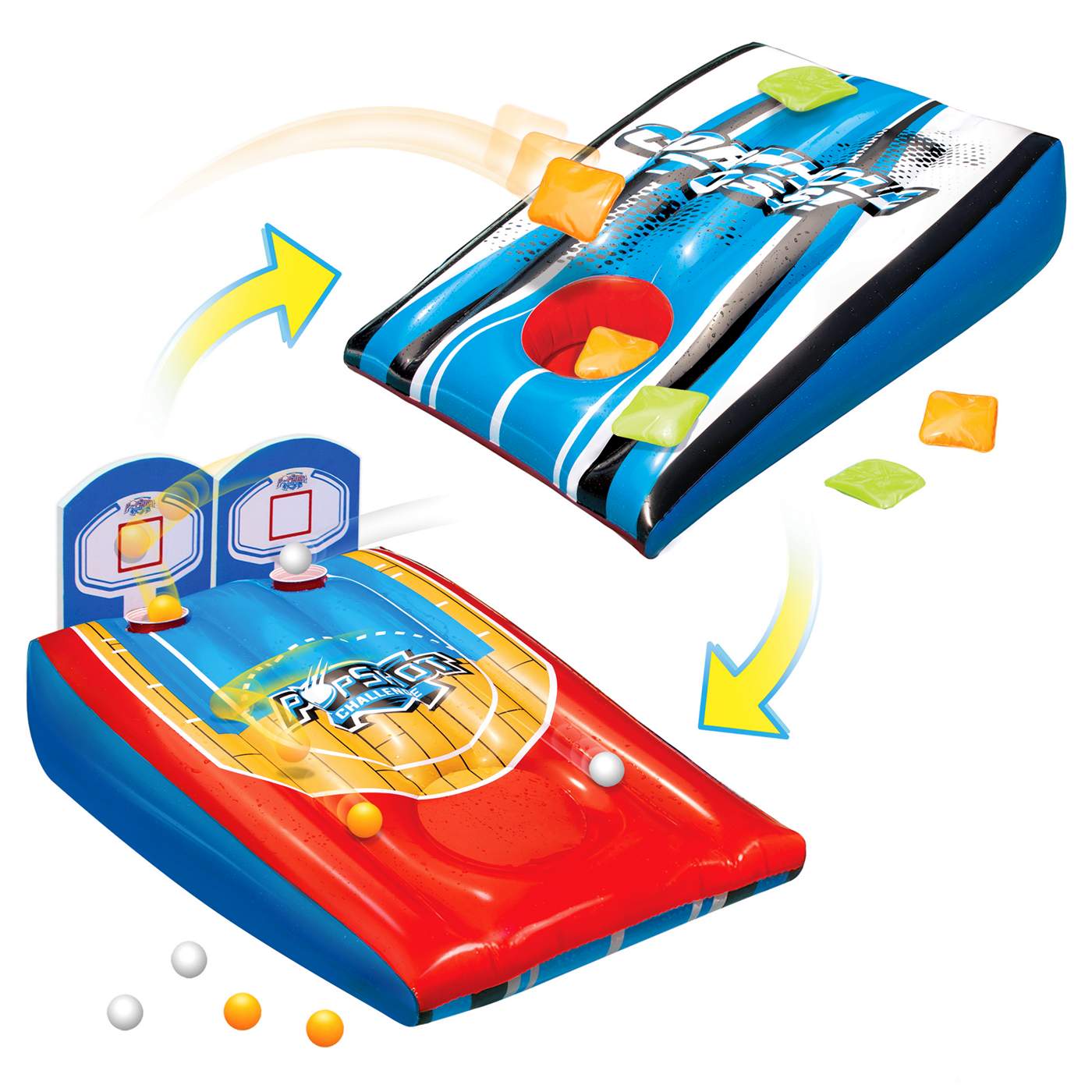 Banzai Party Cornhole & Pop Shot Pool Game Set - Shop Toys at H-E-B