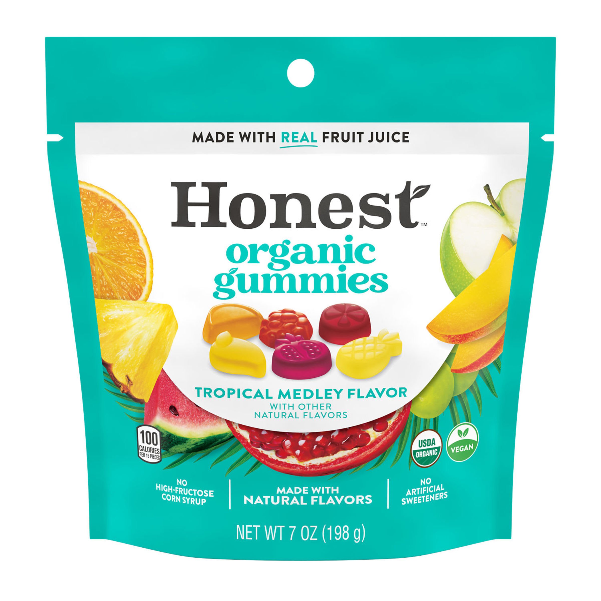 Honest Organic Tropical Medley Flavored Gummies - Shop Candy at H-E-B