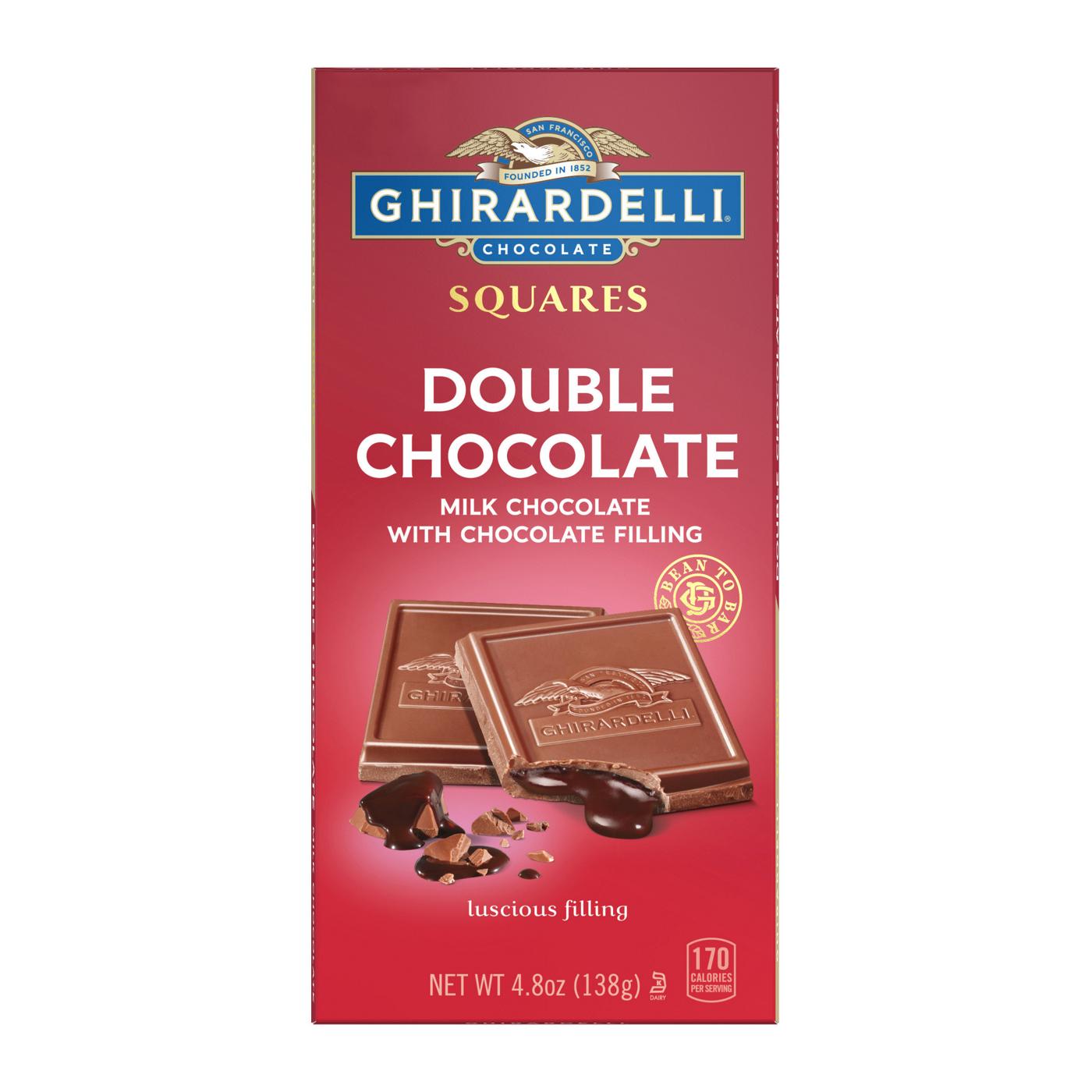 Ghirardelli Double Milk Chocolate Squares Bar - Shop Candy at H-E-B