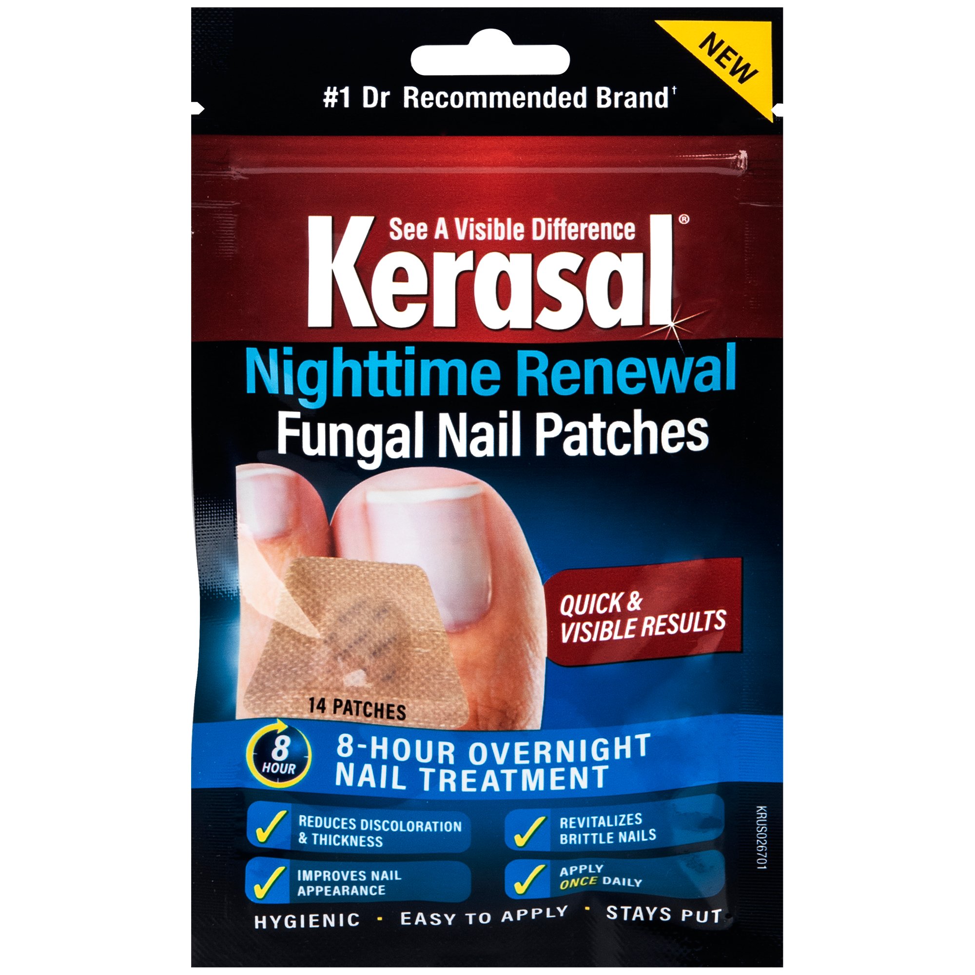 Kerasal Nighttime Renewal Fungal Nail Patches - Shop Skin & scalp ...