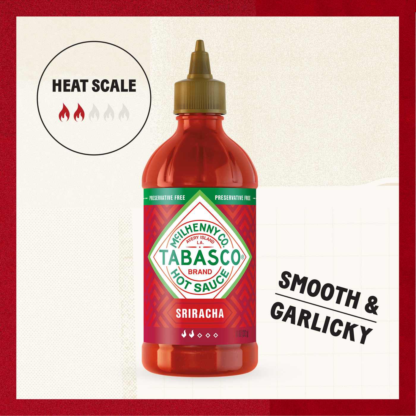 Tabasco Sriracha Sauce - Shop Hot sauce at H-E-B