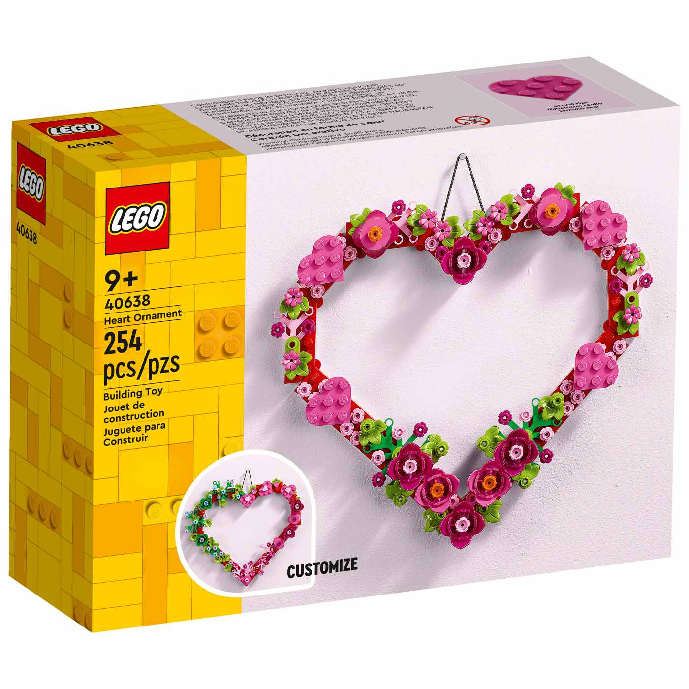 LEGO Heart Ornament Valentine's Set - Shop Lego & building blocks at H-E-B