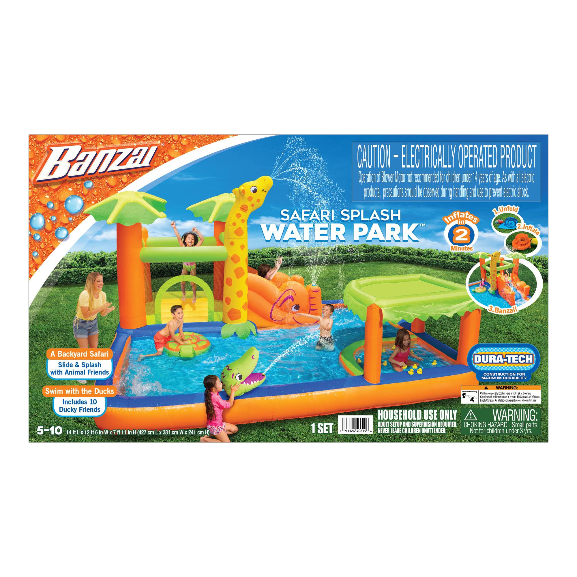Banzai Safari Splash Water Park - Shop Kiddie pools at H-E-B