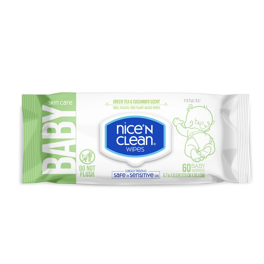 Nice 'N Clean Baby Wipes - Green Tea & Cucumber - Shop Baby wipes at H-E-B