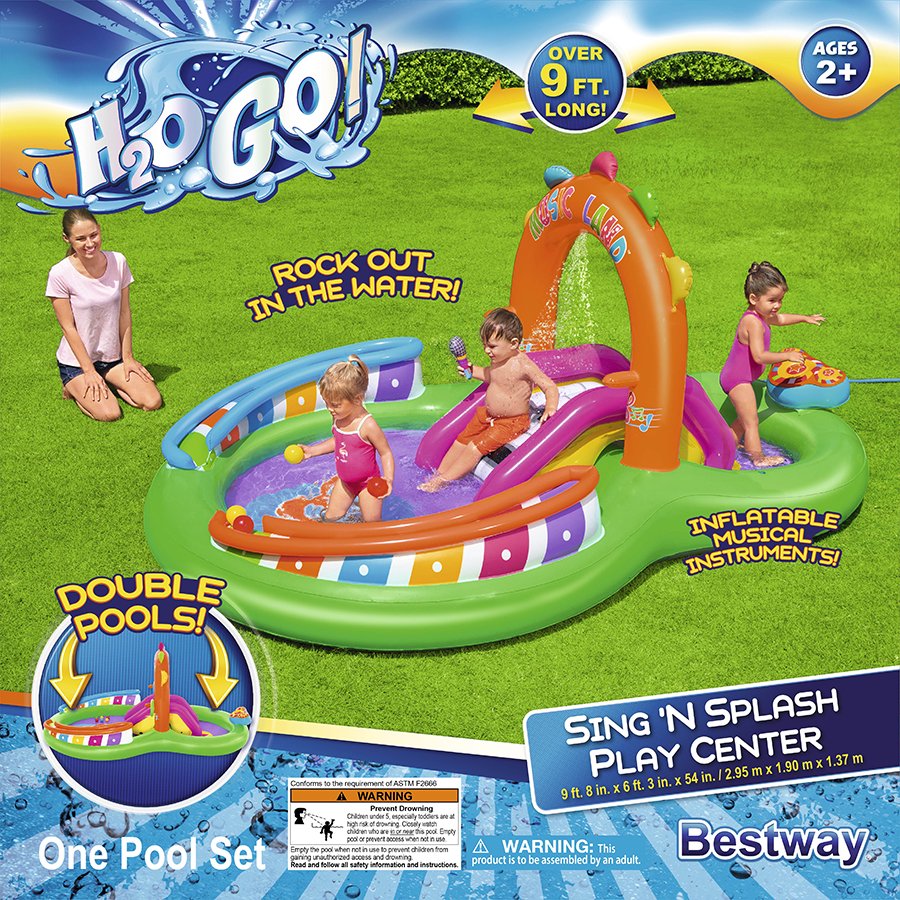 H2O Go! Sing 'N Splash Water Play Center - Shop Kiddie pools at H-E-B