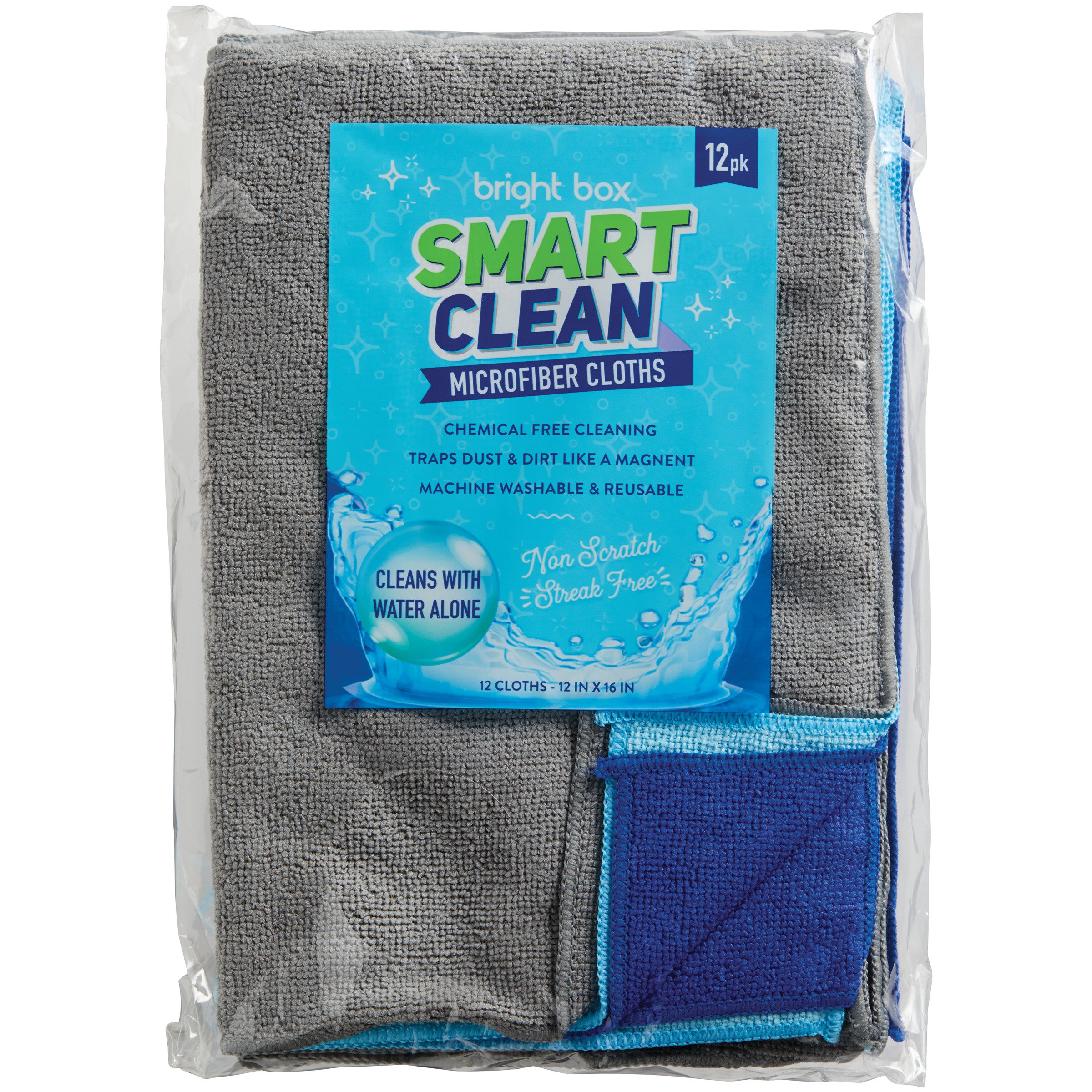 Bright Box Smart Clean Microfiber Cloths - Shop Cleaning cloths ...