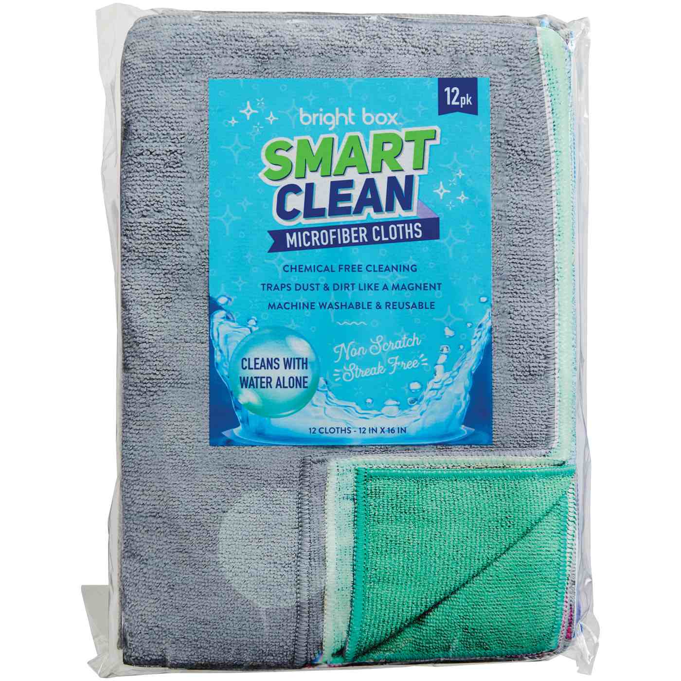 Bright Box Smart Clean Microfiber Cloths - Shop Cleaning cloths ...