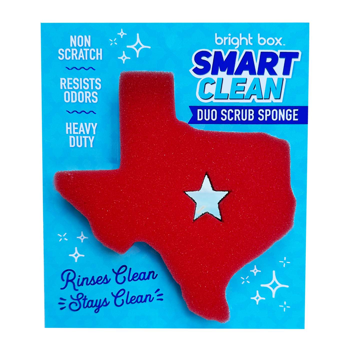 Bright Box Smart Clean Texas Duo Scrub Sponge - Red - Shop Sponges ...