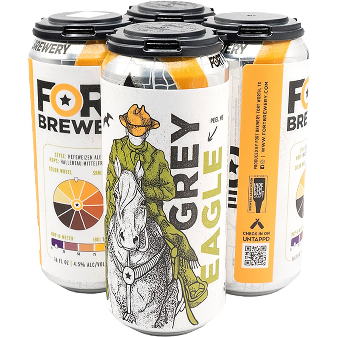 Fort Brewery Grey Eagle Hefeweizen 4 pk Cans - Shop Beer at H-E-B