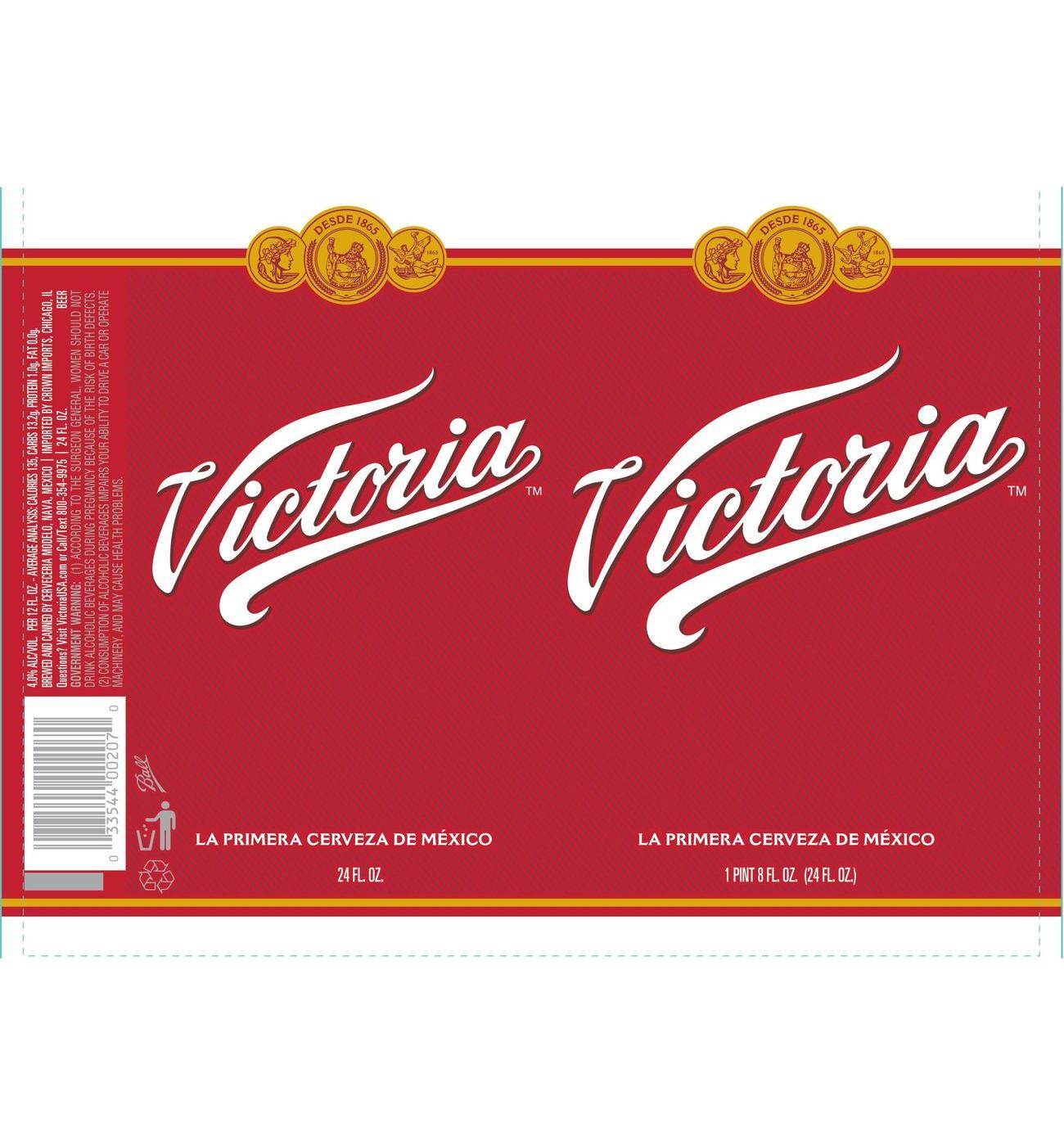 Victoria Amber Lager Mexican Beer - Shop Beer at H-E-B