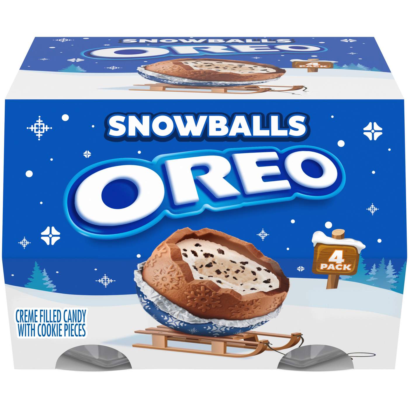 Oreo Snowballs Creme Filled Chocolate Christmas Candy - Shop Candy at H-E-B